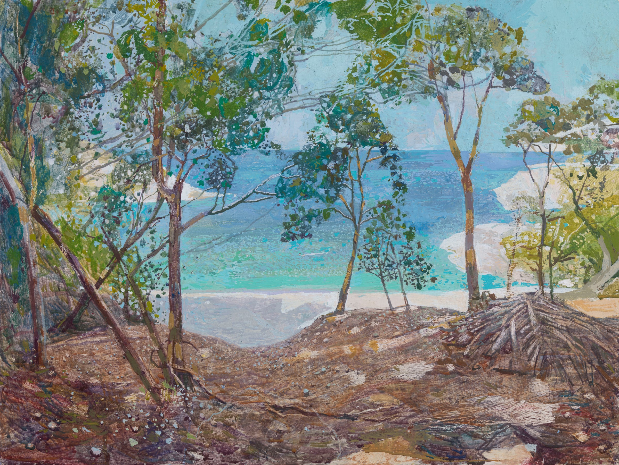 Ruth Stage, Shaded Beach, 2024 | Portland Gallery