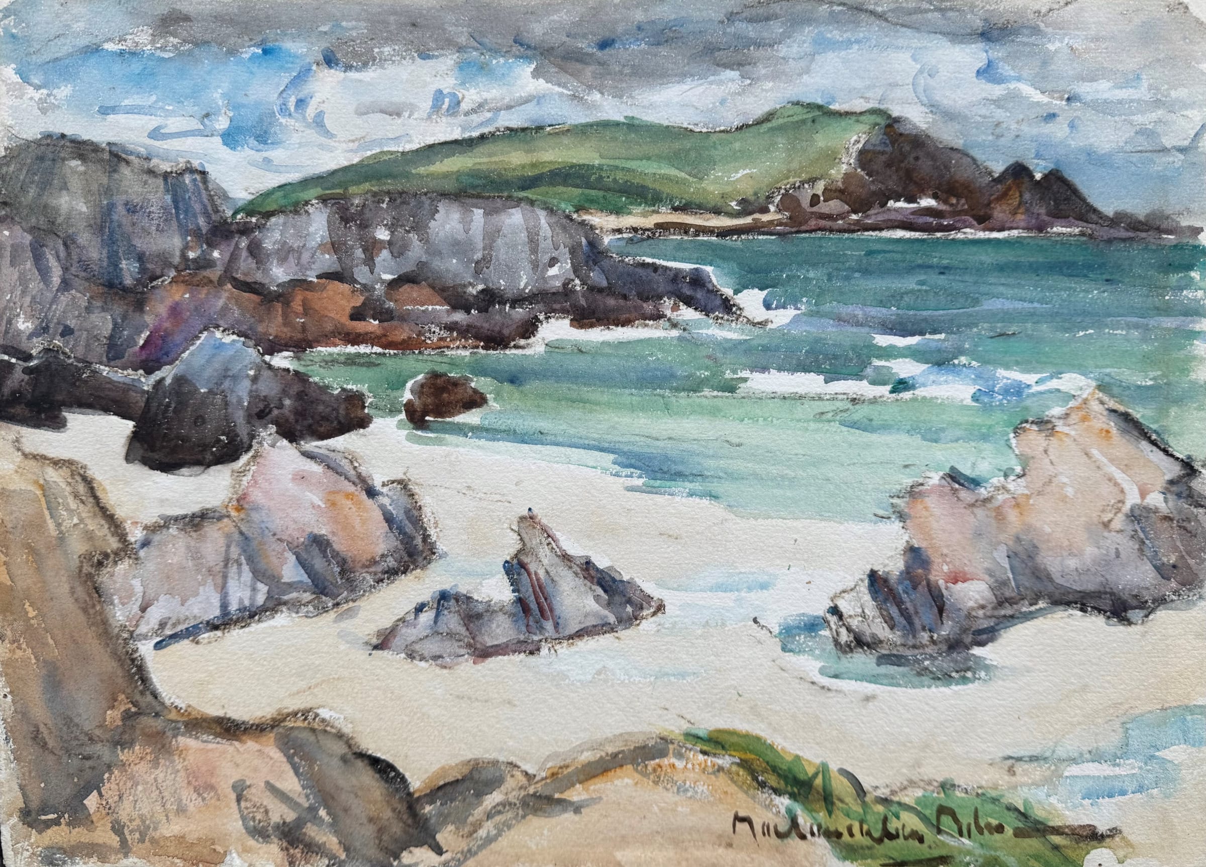 John Maclauchlan Milne, View of Durness, circa 1930 | Portland Gallery