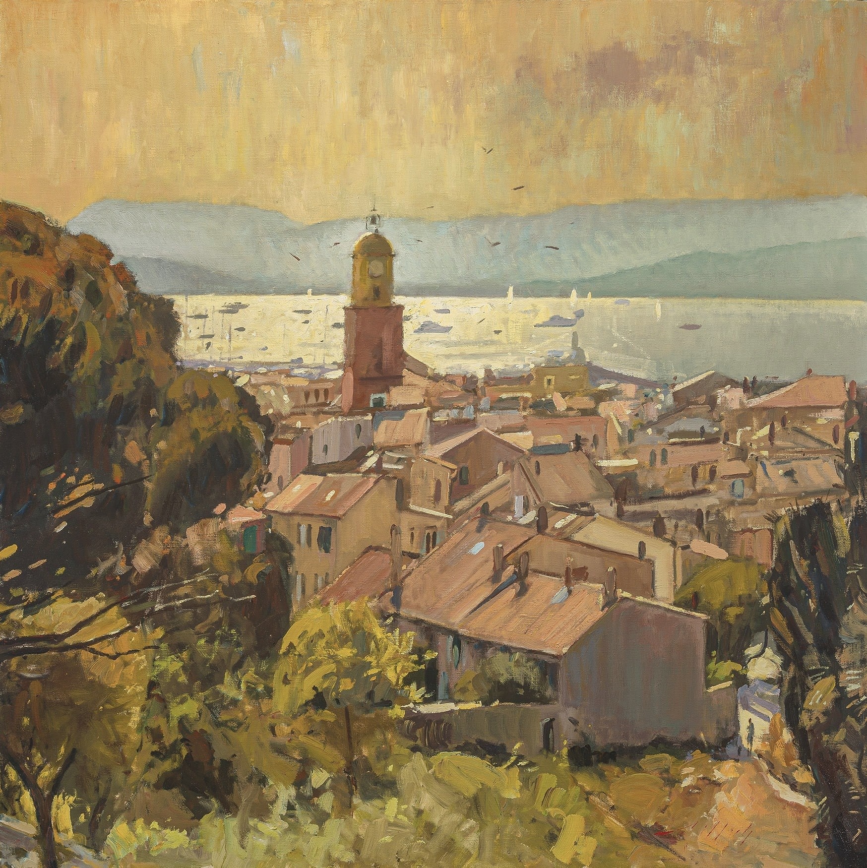 Paul Rafferty, 2. Evening light over St Tropez | Portland Gallery
