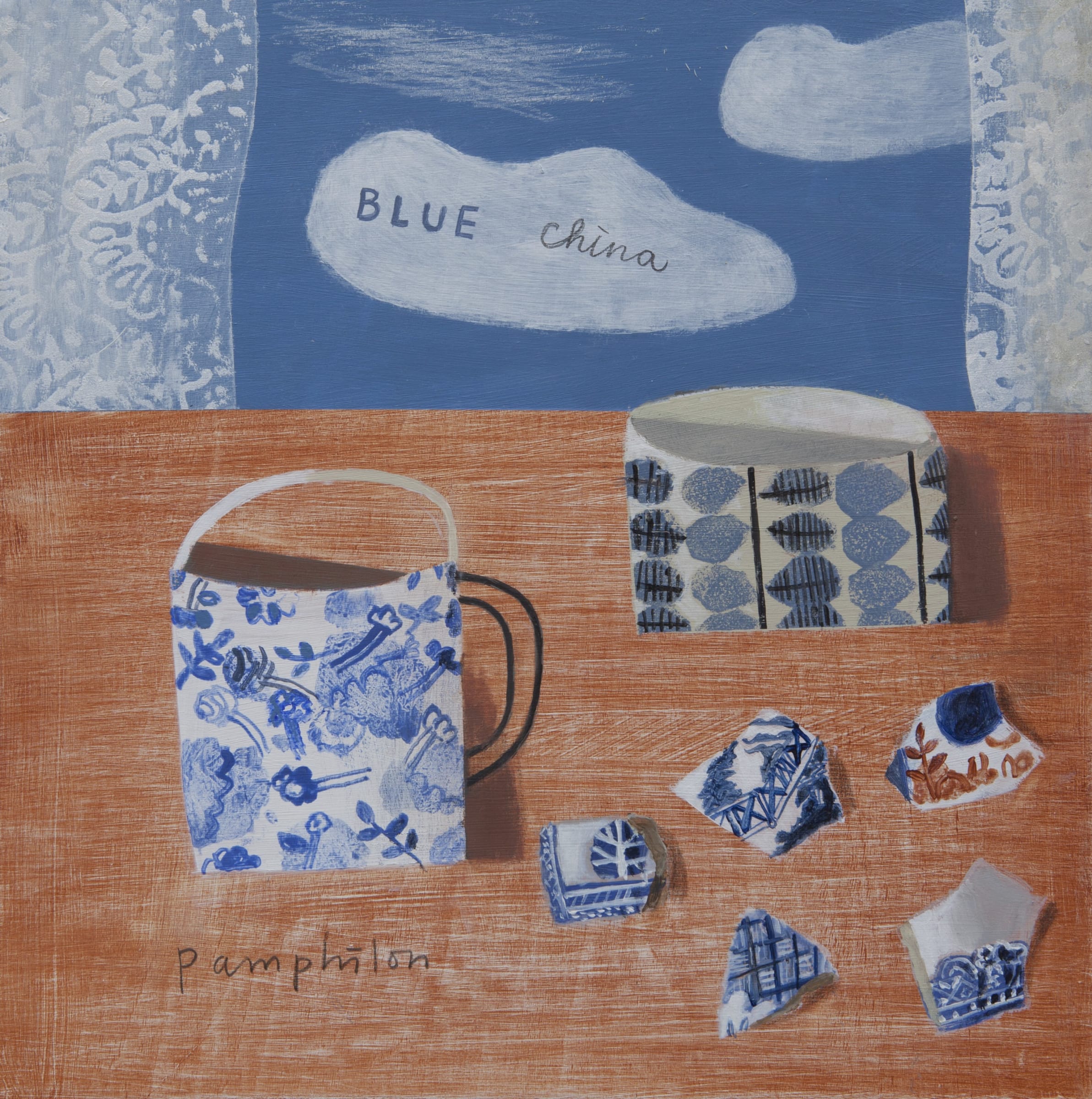 Elaine Pamphilon, Blue China | Portland Gallery