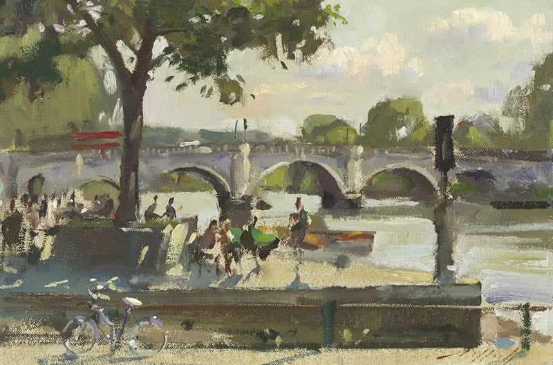 Paul Rafferty, The Purple Bicycle, Richmond | Portland Gallery