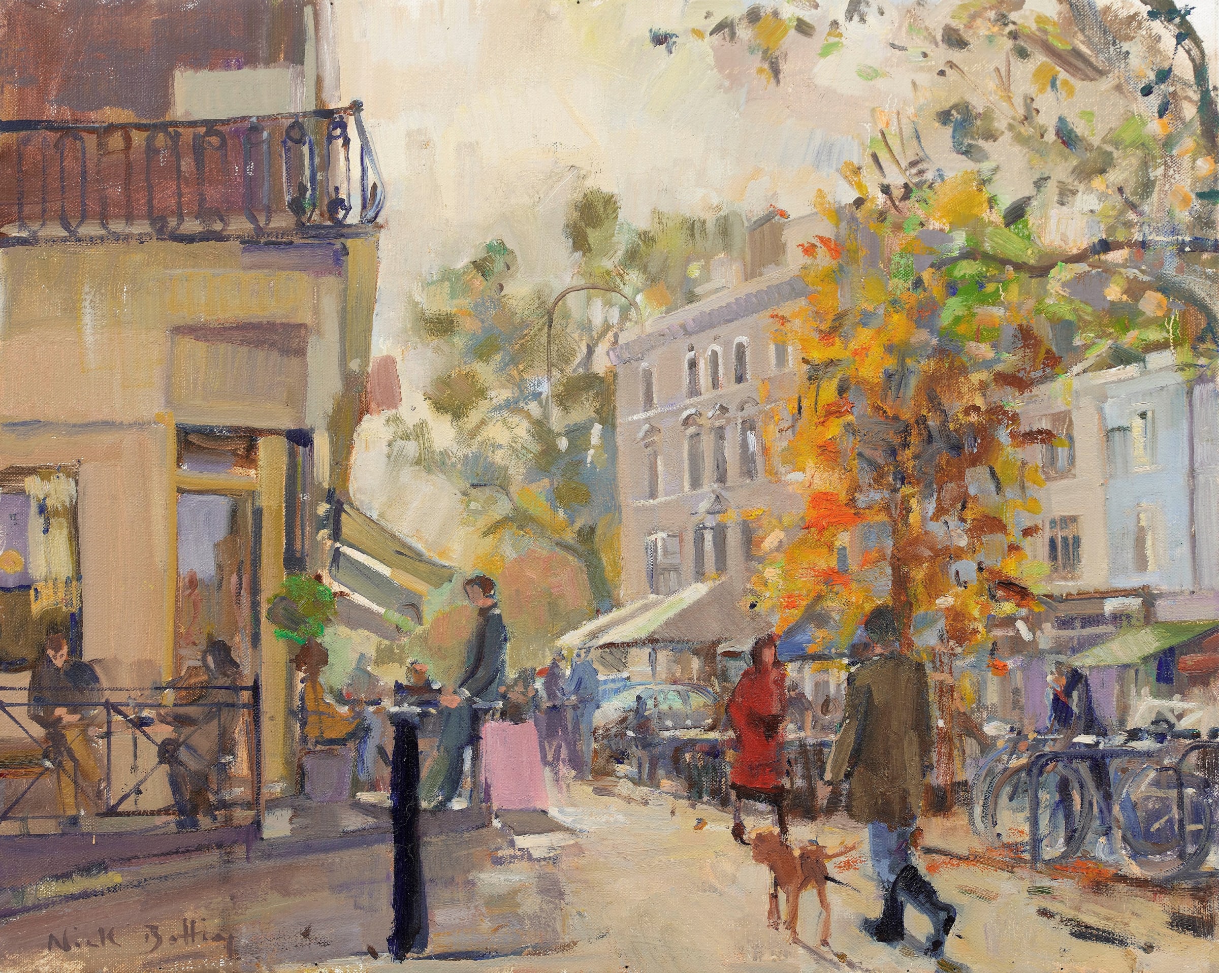 Nick Botting, The Dog Walker, Primrose Hill | Portland Gallery