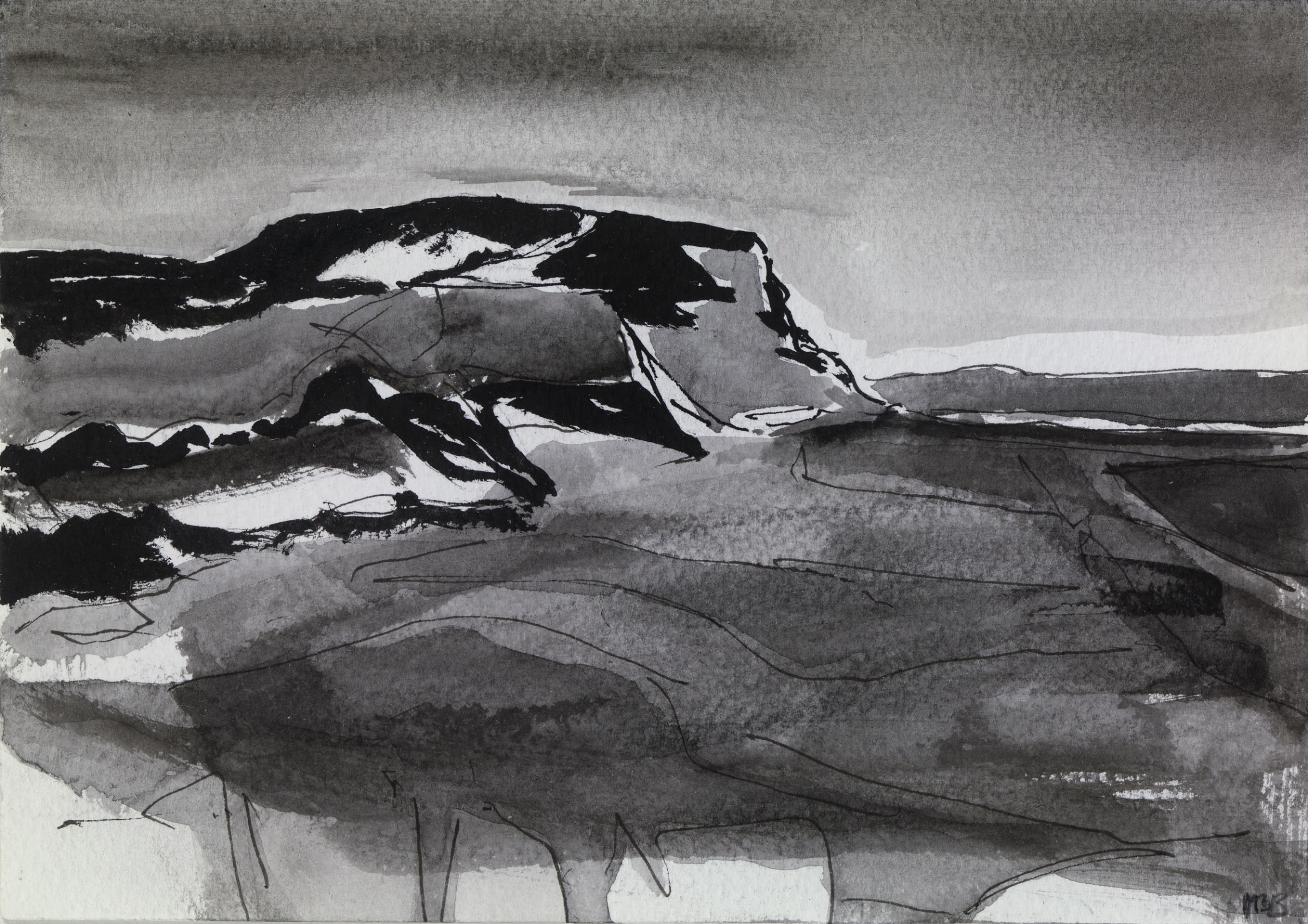 Martyn Brewster, Coastal Drawing No.126, Headland, 2017 | Portland Gallery