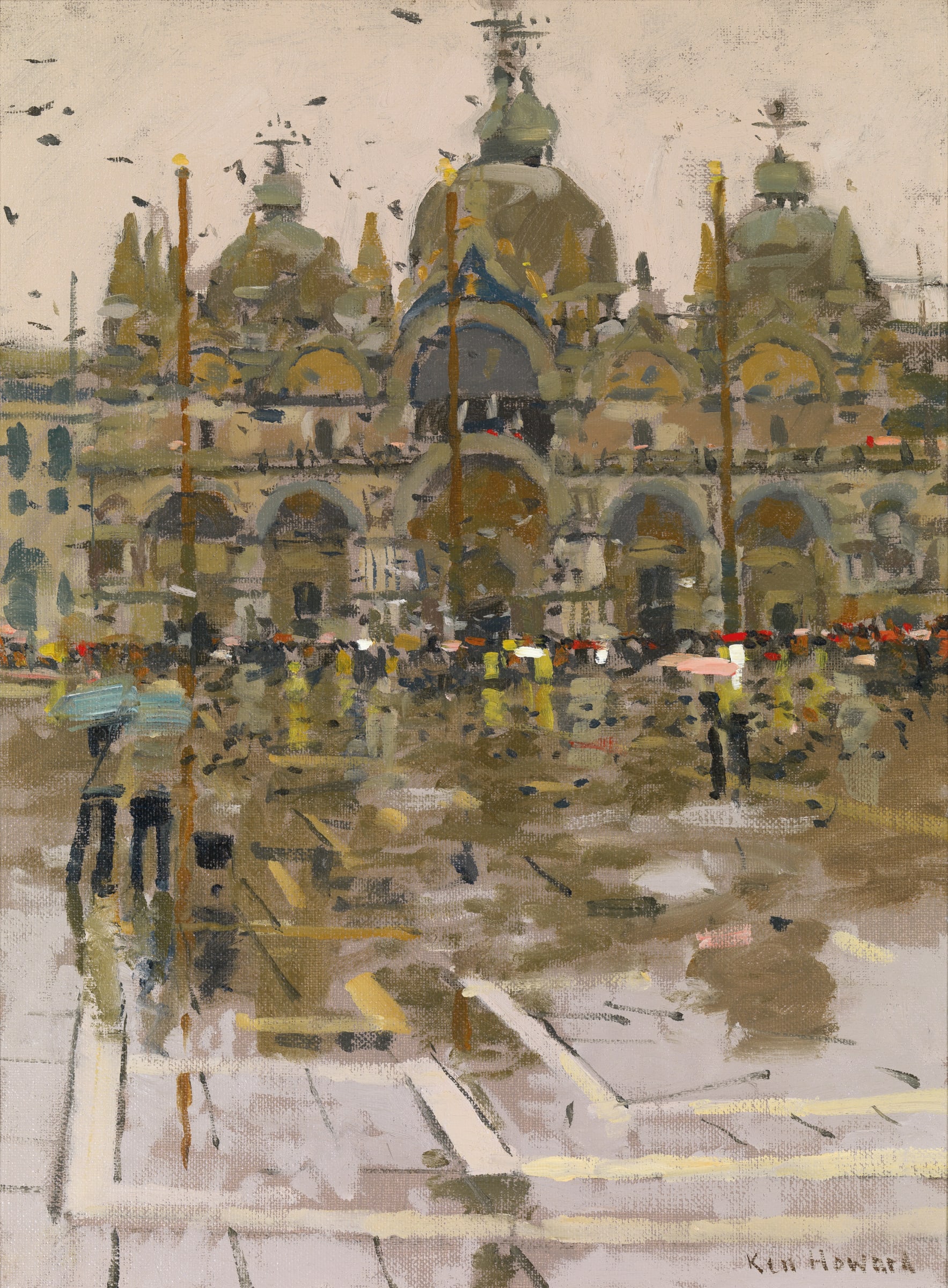 Ken Howard, Rain in San Marco | Portland Gallery