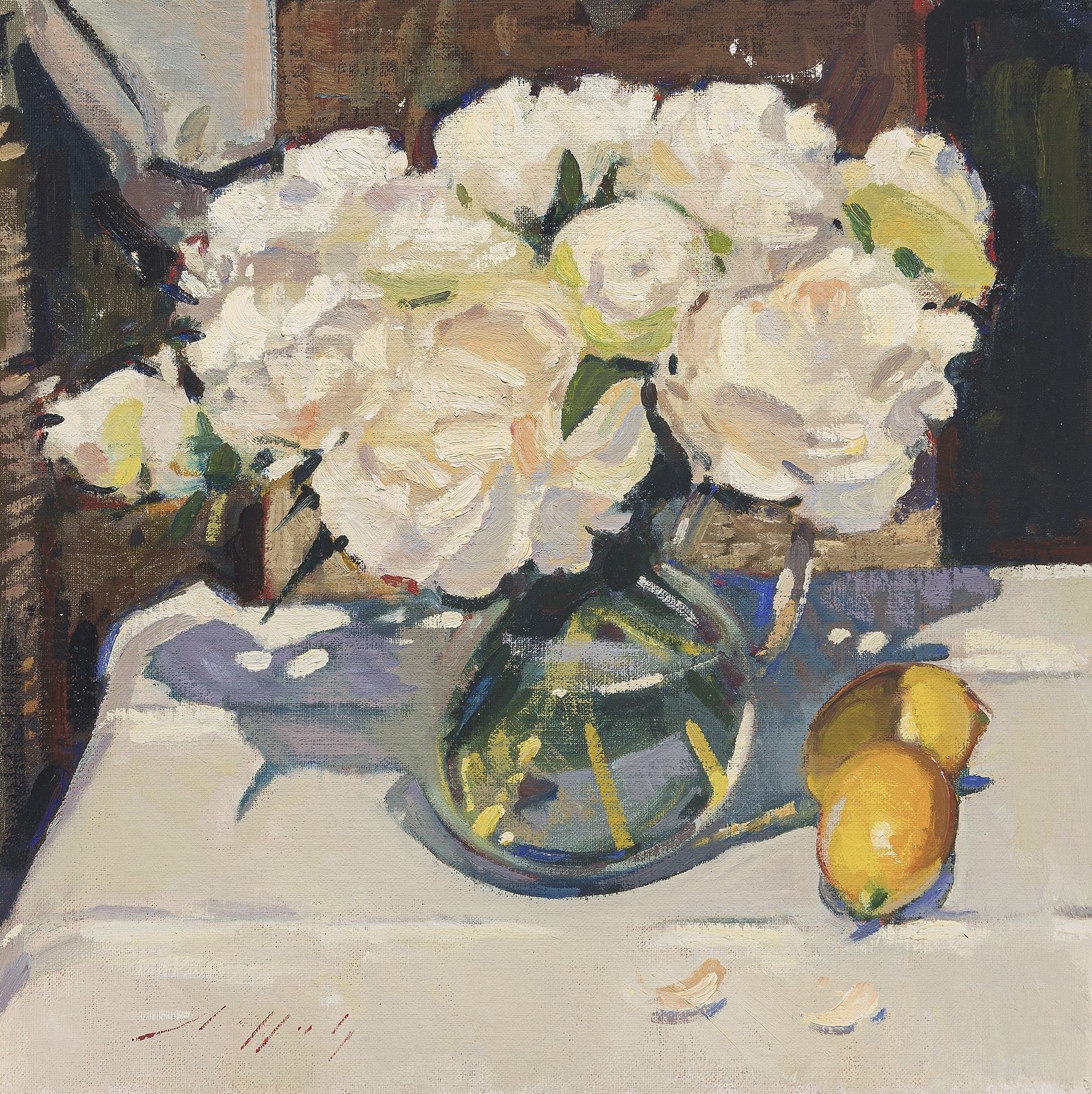 Paul Rafferty, 14. Peonies & Lemons | Portland Gallery