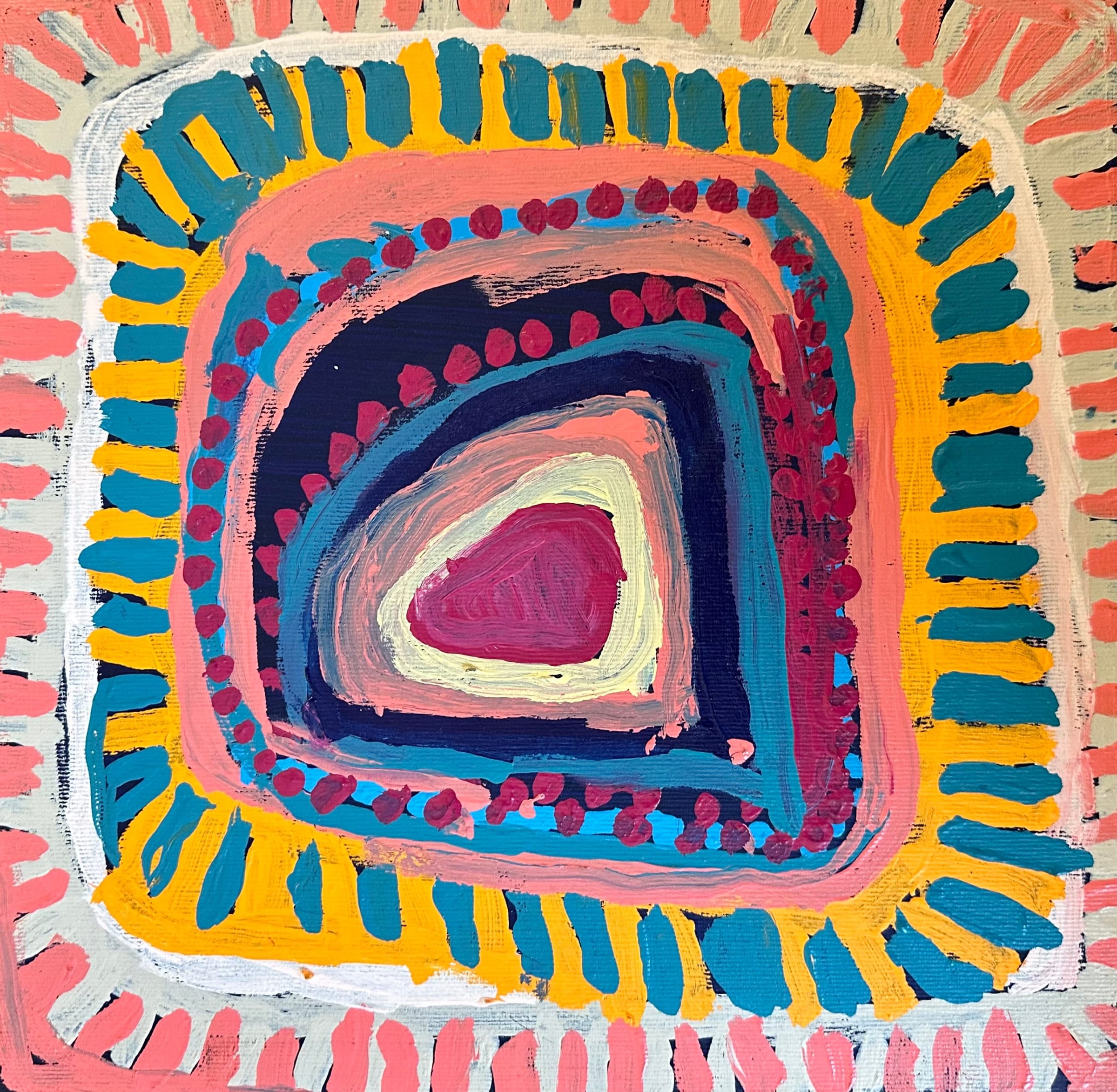 Aboriginal Art, Murdie Nampijinpa Morris - Malikijarra Jukurrpa VII ...