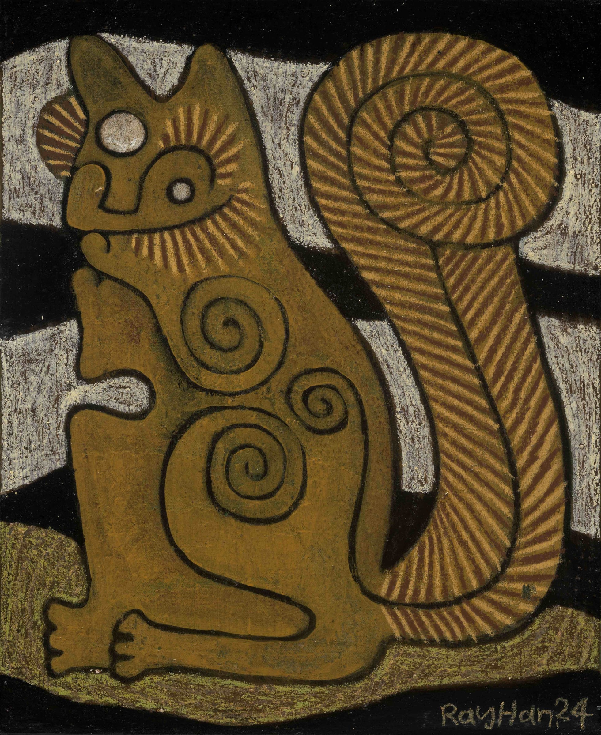 Ray Han 韓哲睿, Squirrel in Light and Shadow 光影裡的松鼠, 2024 | 大河美術 RIVER ART ...