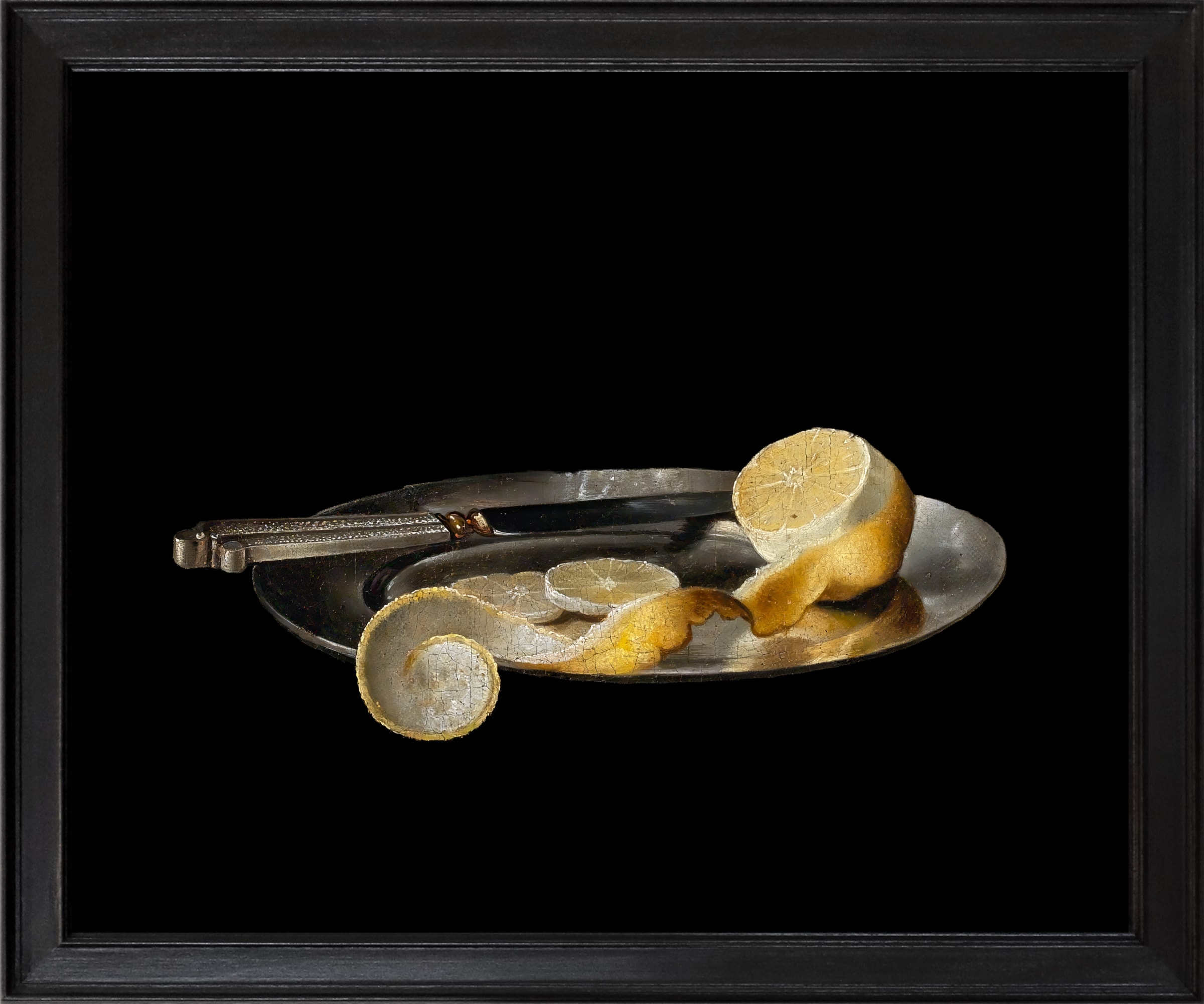 Rob and Nick Carter, Lemon with Knife after Pieter Claesz, 2024