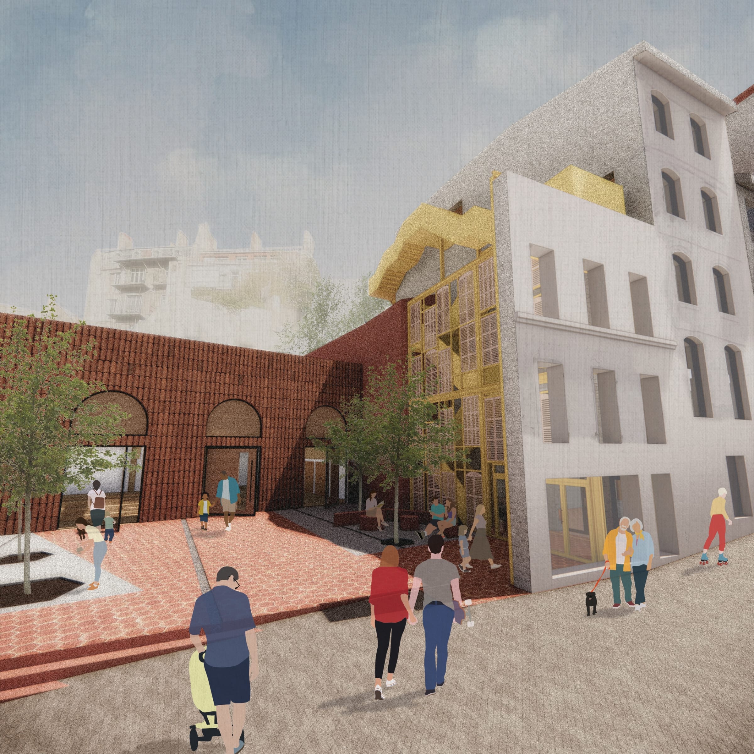 Emily Morgan, View from Rue d’Aubagne, 2024 | Royal Scottish Academy