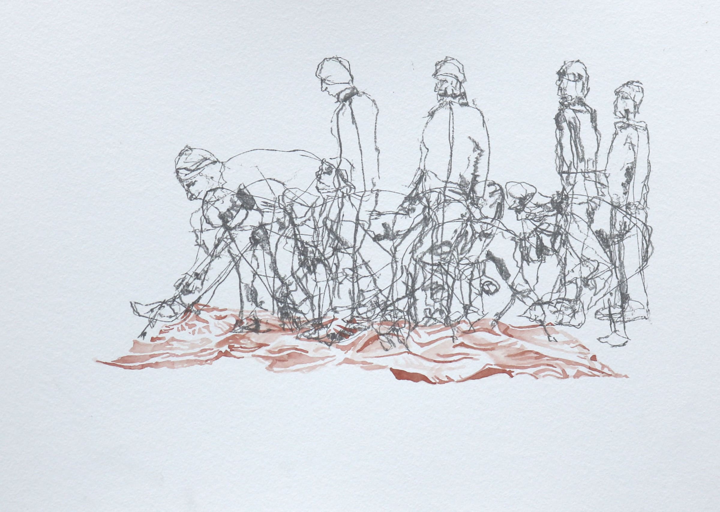 Calum Wallis, Surfacing process 3 | Royal Scottish Academy