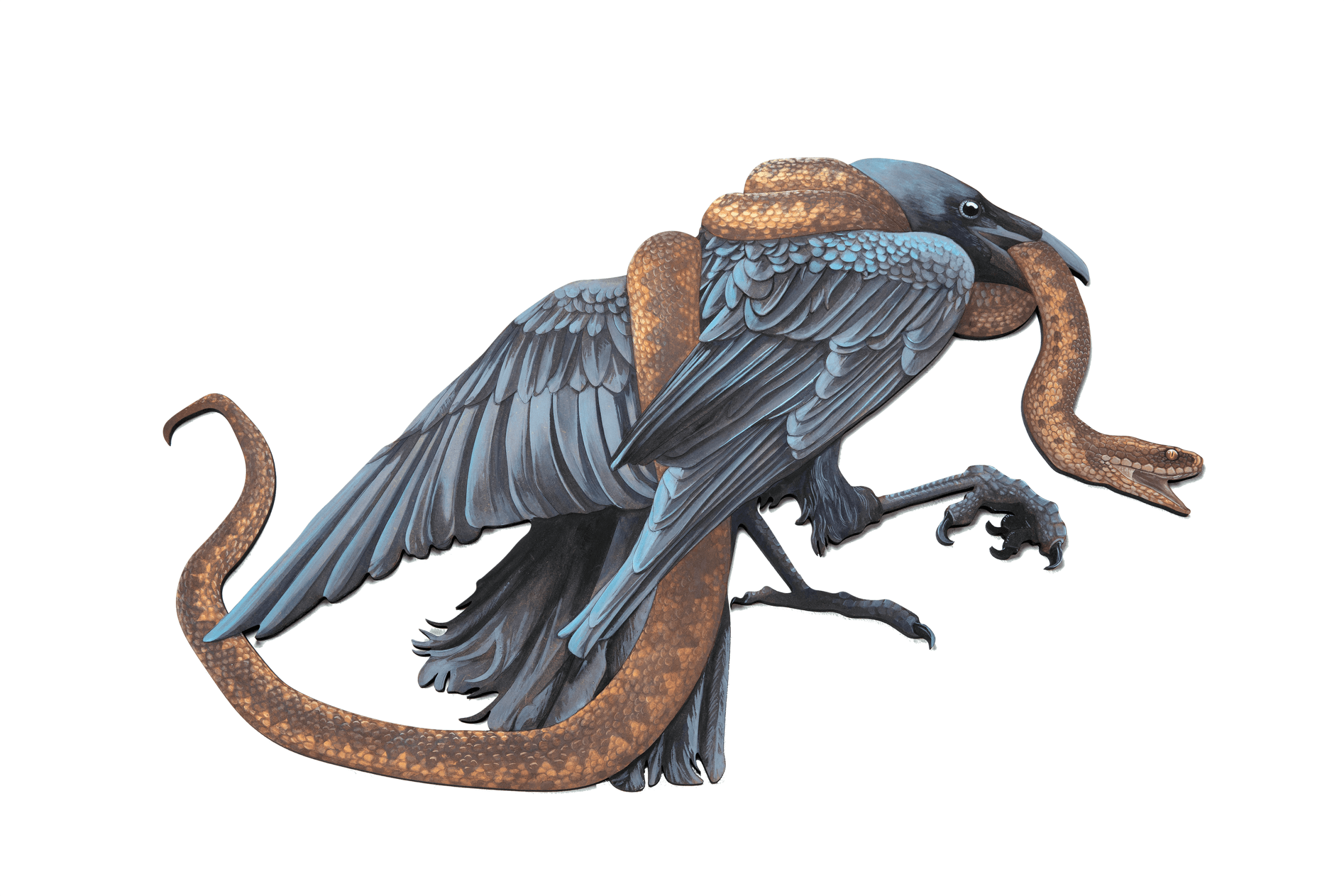 Fionnlagh Skinner, Raven and Adder, 2024 | Royal Scottish Academy