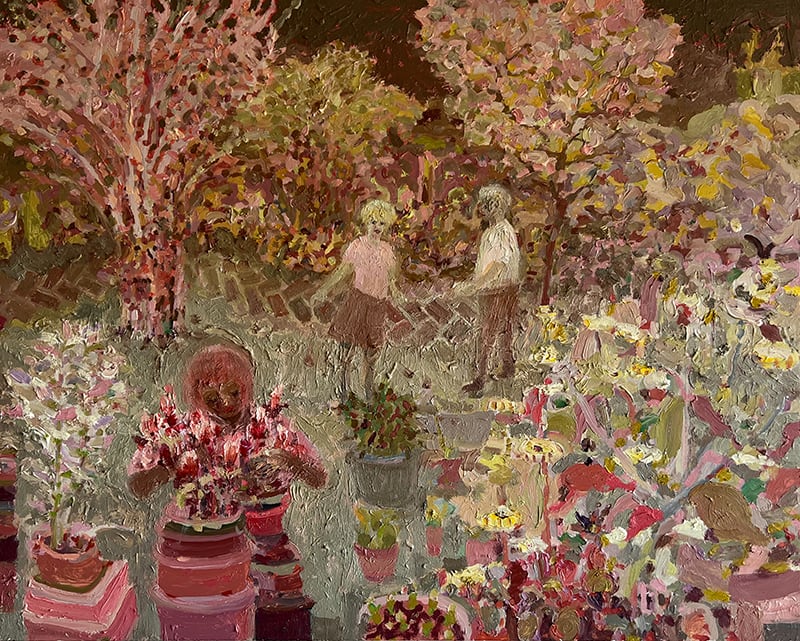 Robbie Bushe RSA, Night Gardening, 2022 | The Academicians' Gallery