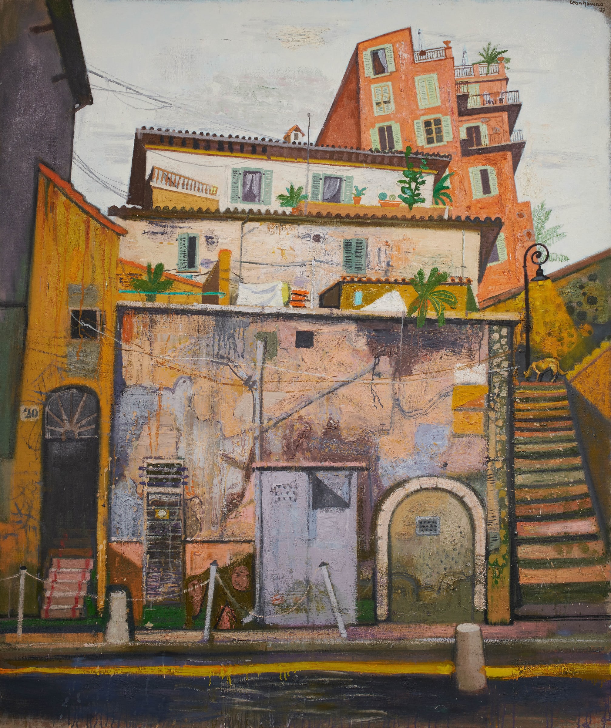 Leon Morrocco RSA, Façade and Tiered Houses | Royal Scottish Academy