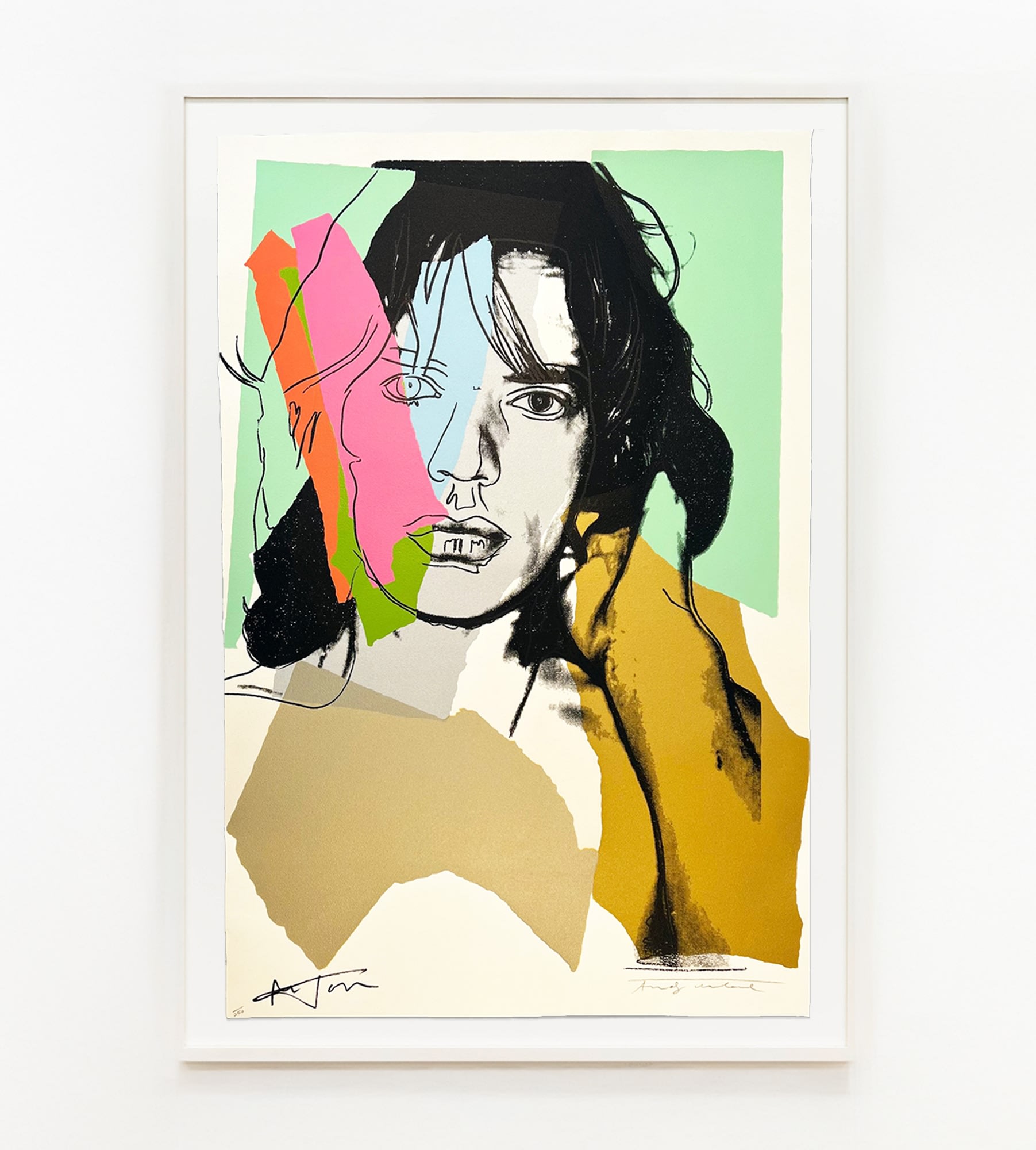 Andy Warhol, Mick Jagger (FS. II.140), 1975 | Rukaj Gallery