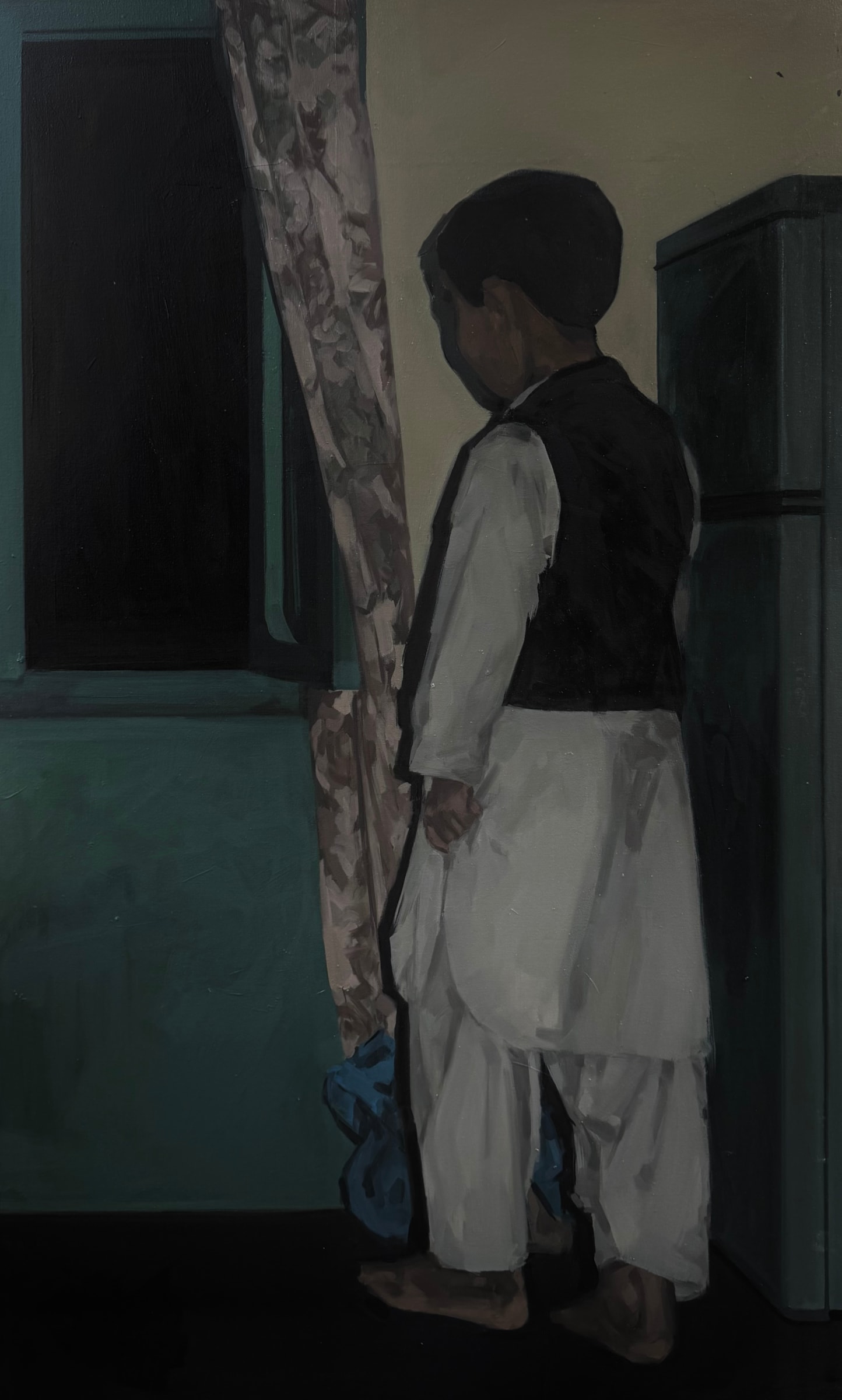 Farishta Mirza, Blue Dress, 2024 | SARAI Gallery