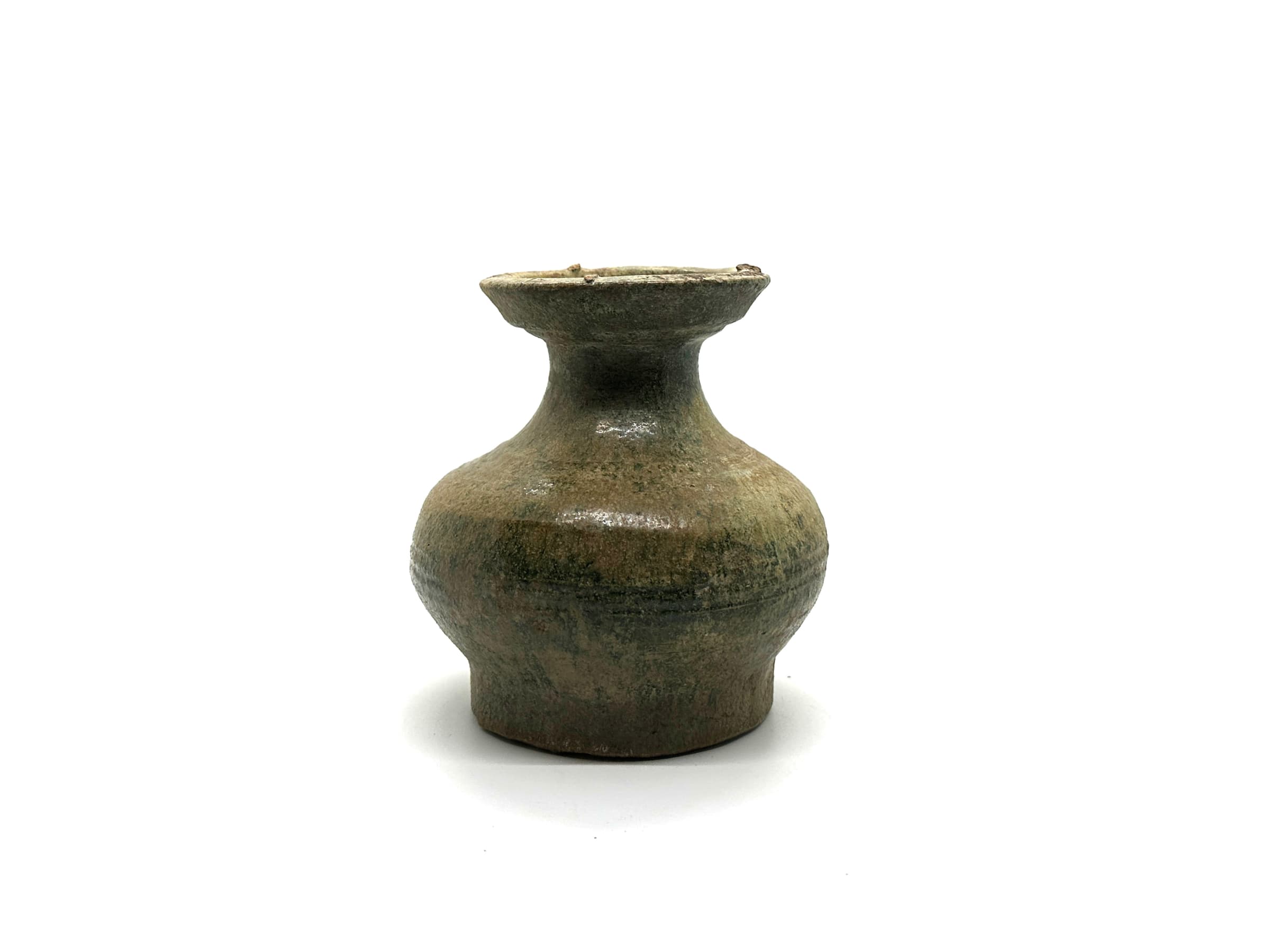 Chinese Antique, Green Glazed Hu Vessel, Han Dynasty | Schoeni Projects