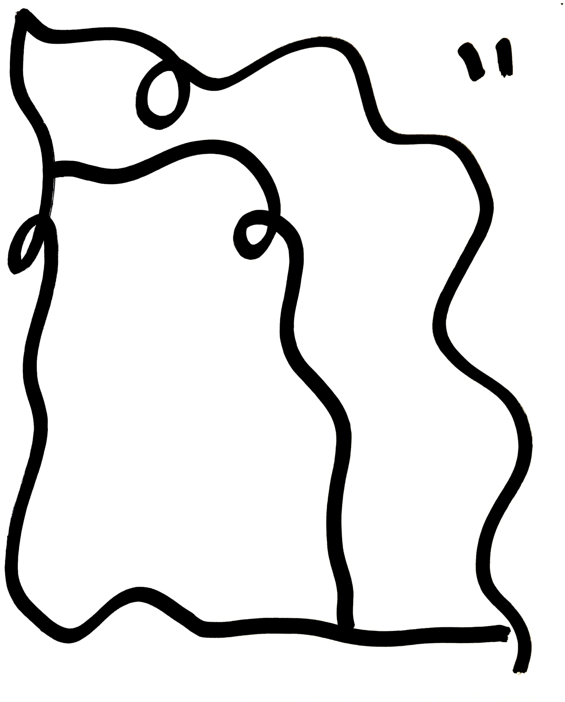 Shantell Martin - Drawings, LINE DNA - 11, 2019