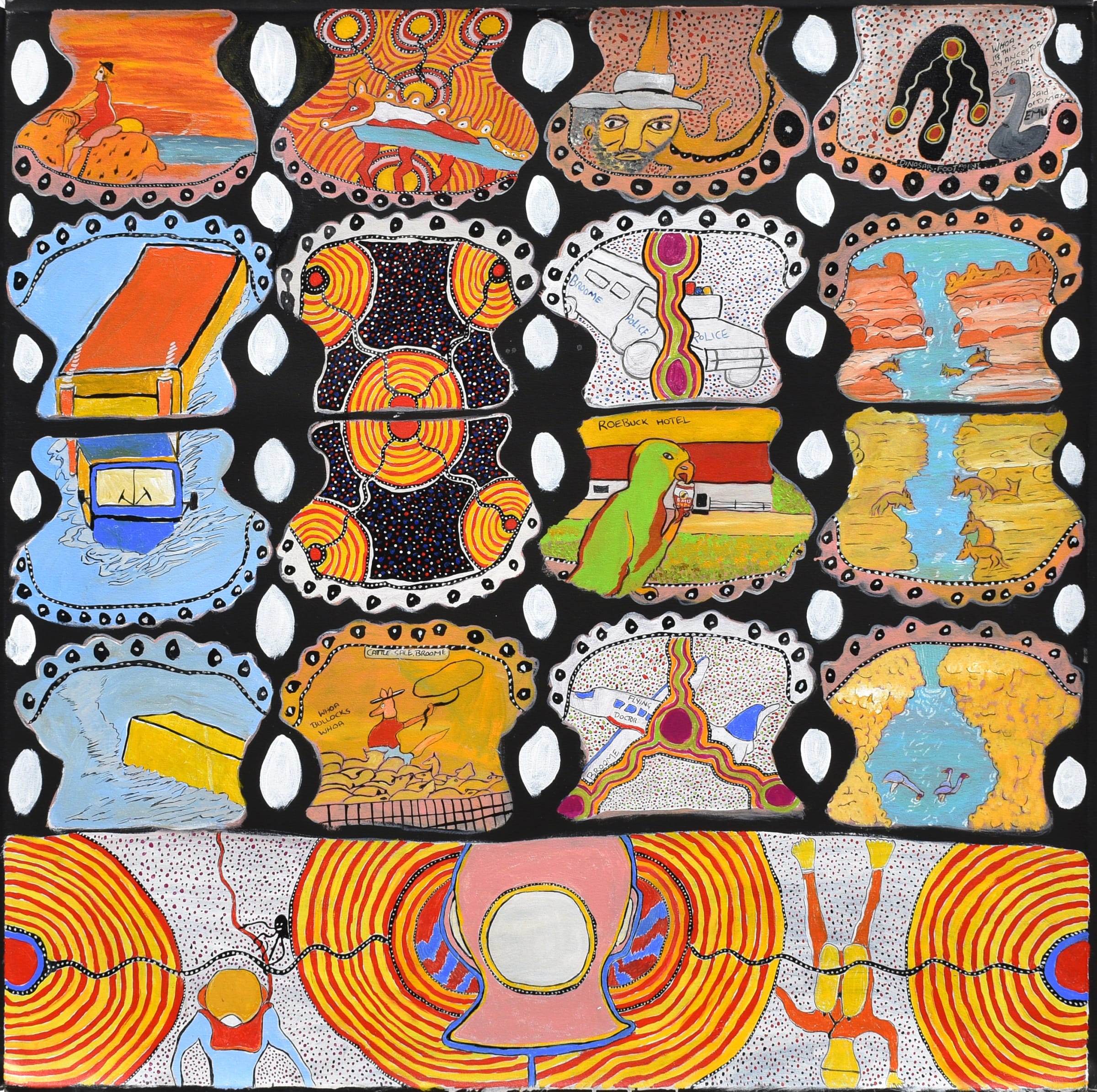 John (Prince) Siddon, Broome Story, 2021 | Short St Gallery