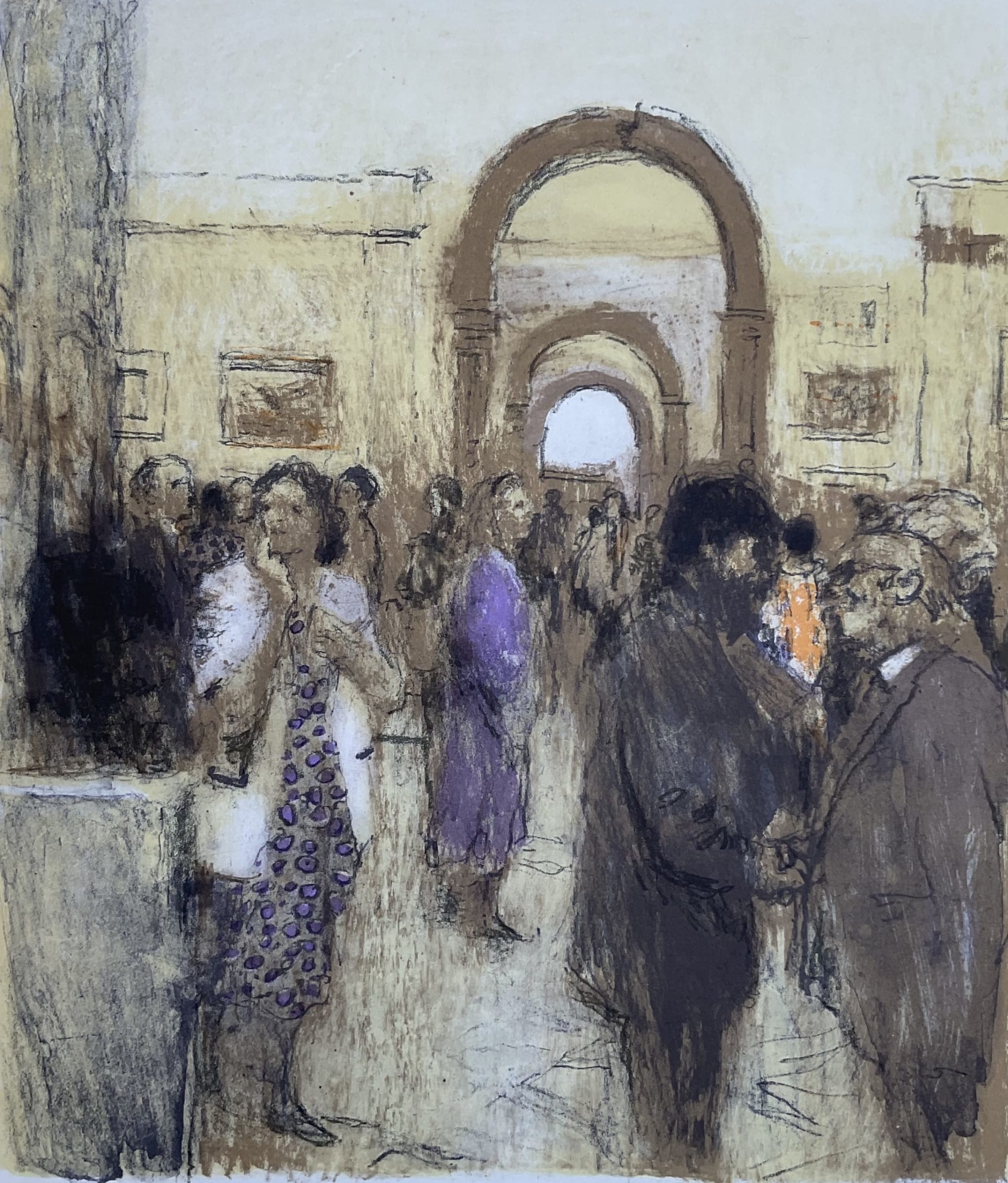 Bernard Dunstan, Private View | Soden Collection