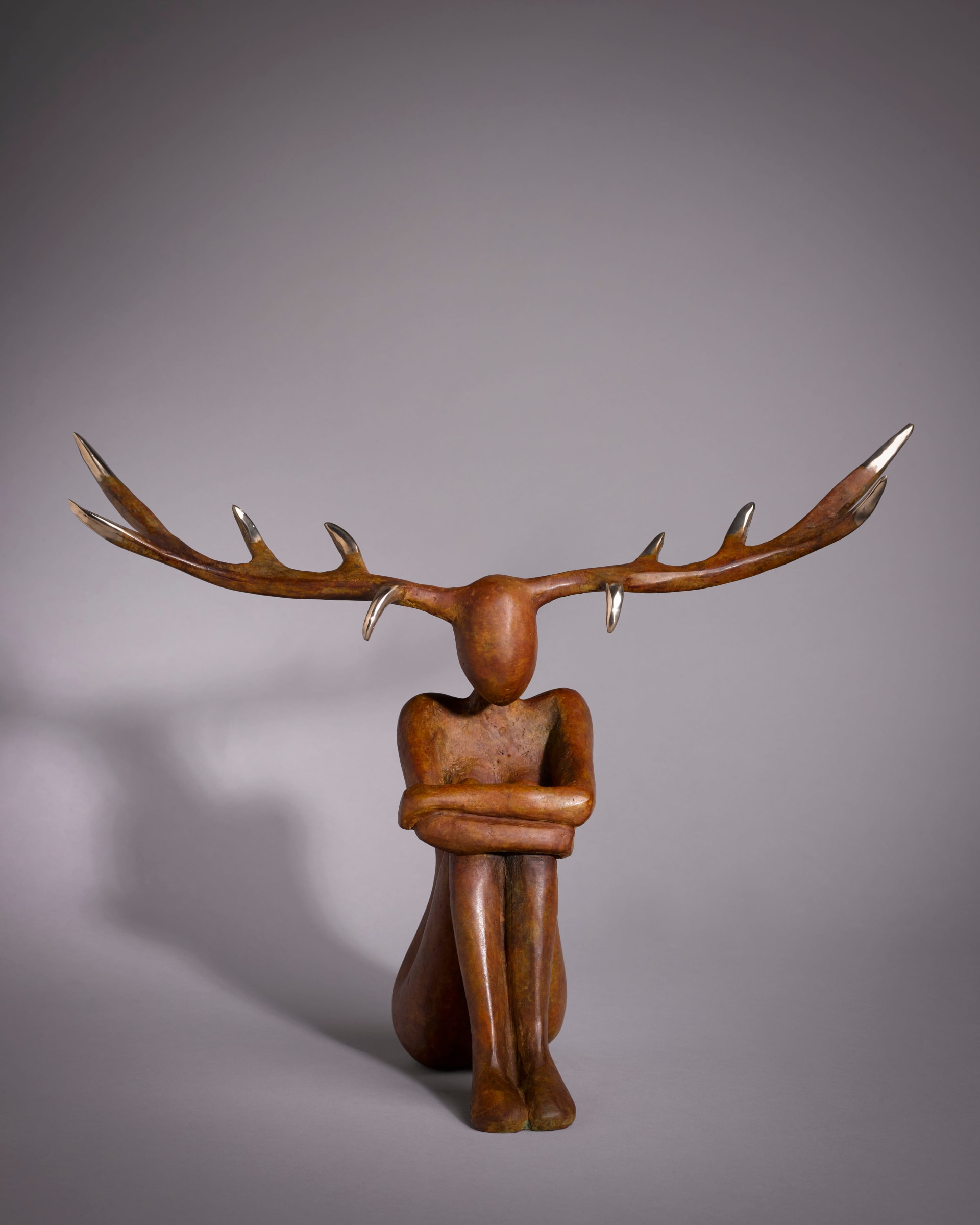 Orla de Brí, She Stag in Rust | Solomon Fine Art