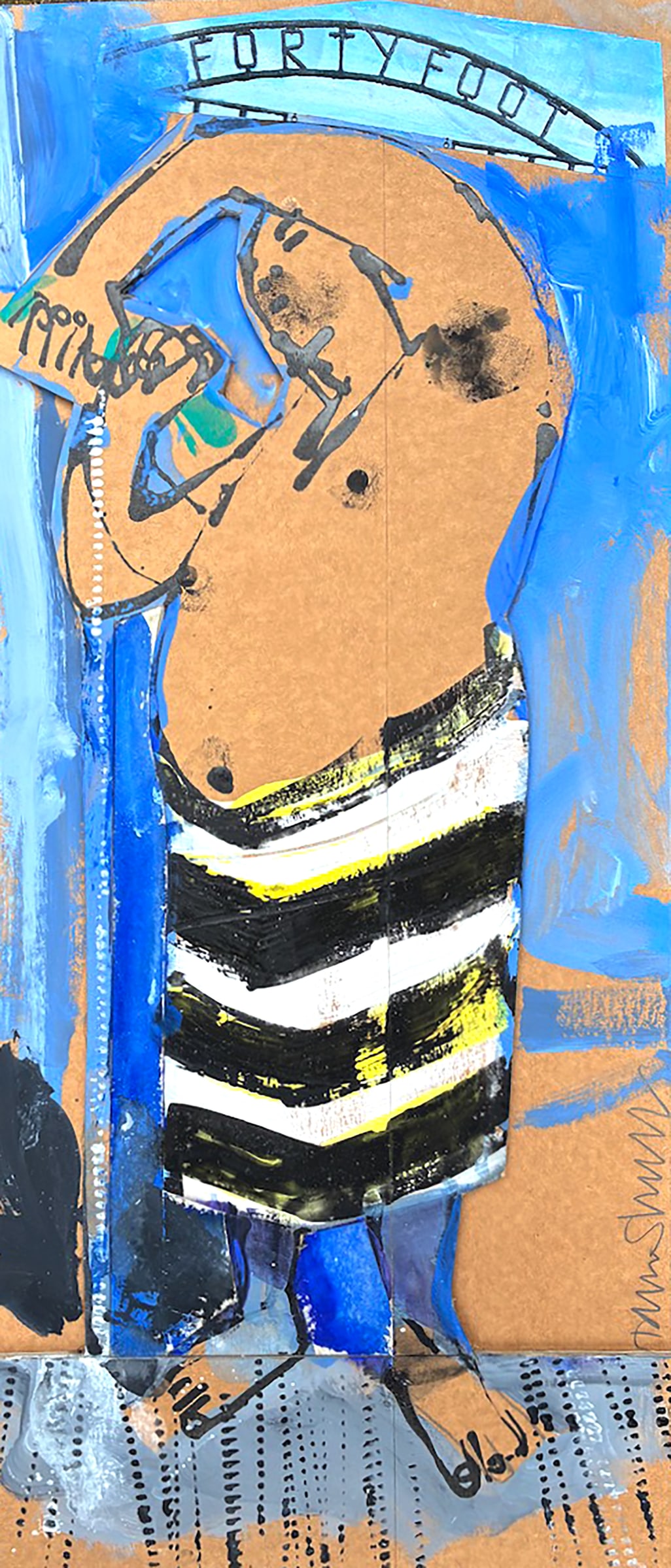 John Short, Guy Wringing Togs, 2025 | Solomon Fine Art