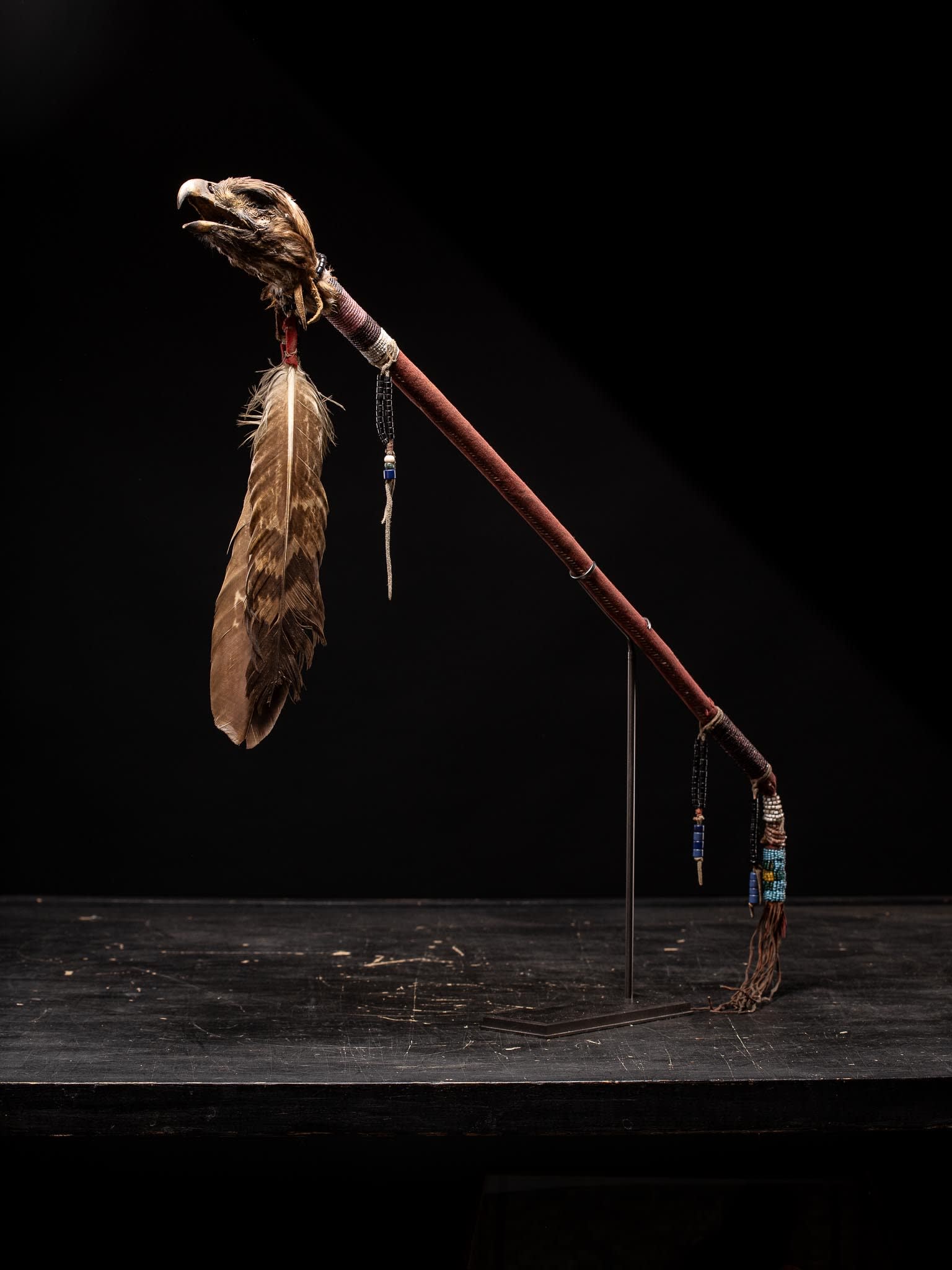 Native American Ceremonial Eagle staff, 19-20th Century | Spectandum