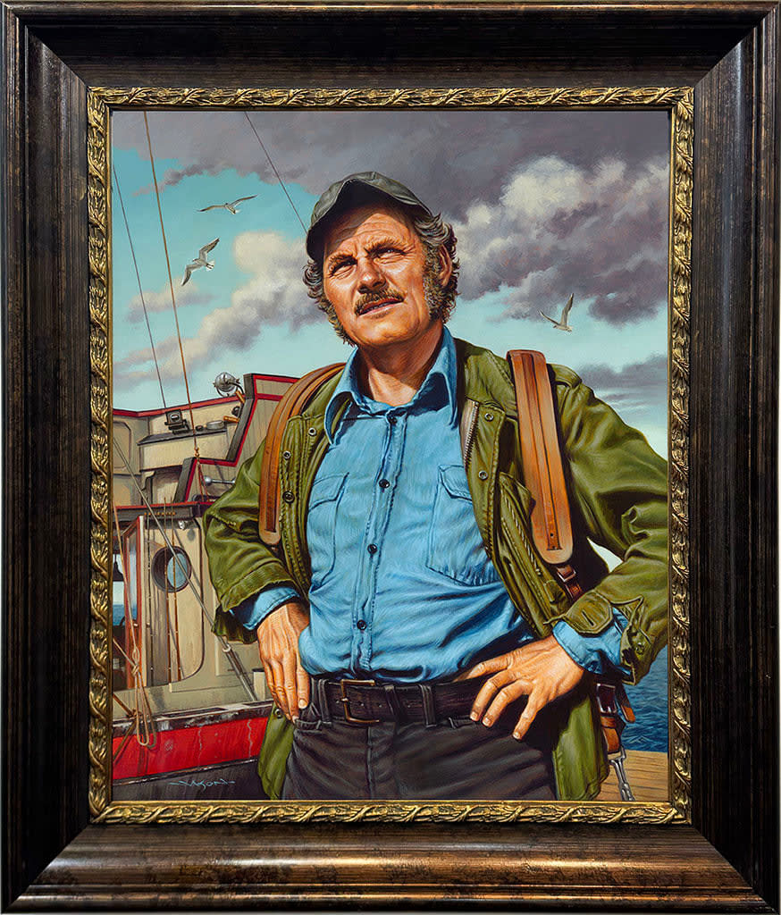 Jason Edmiston, Portrait of Quint The Shark Hunter, 2025 | Harman Projects