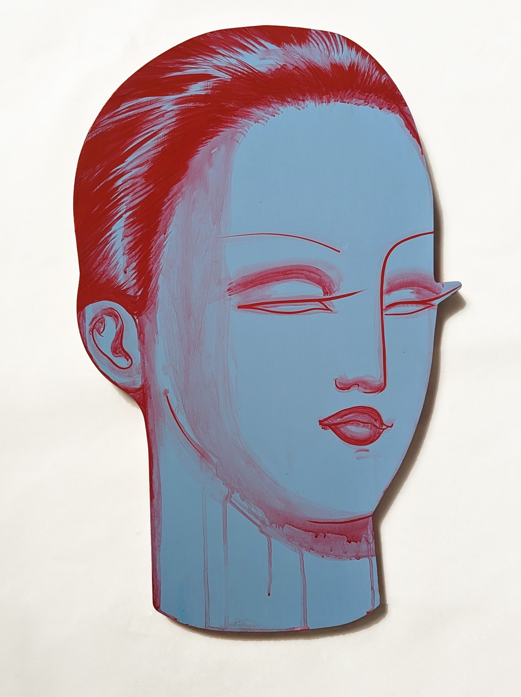 Sofia Enriquez, Blue and Red Head, 2023 | StolenSpace Ltd