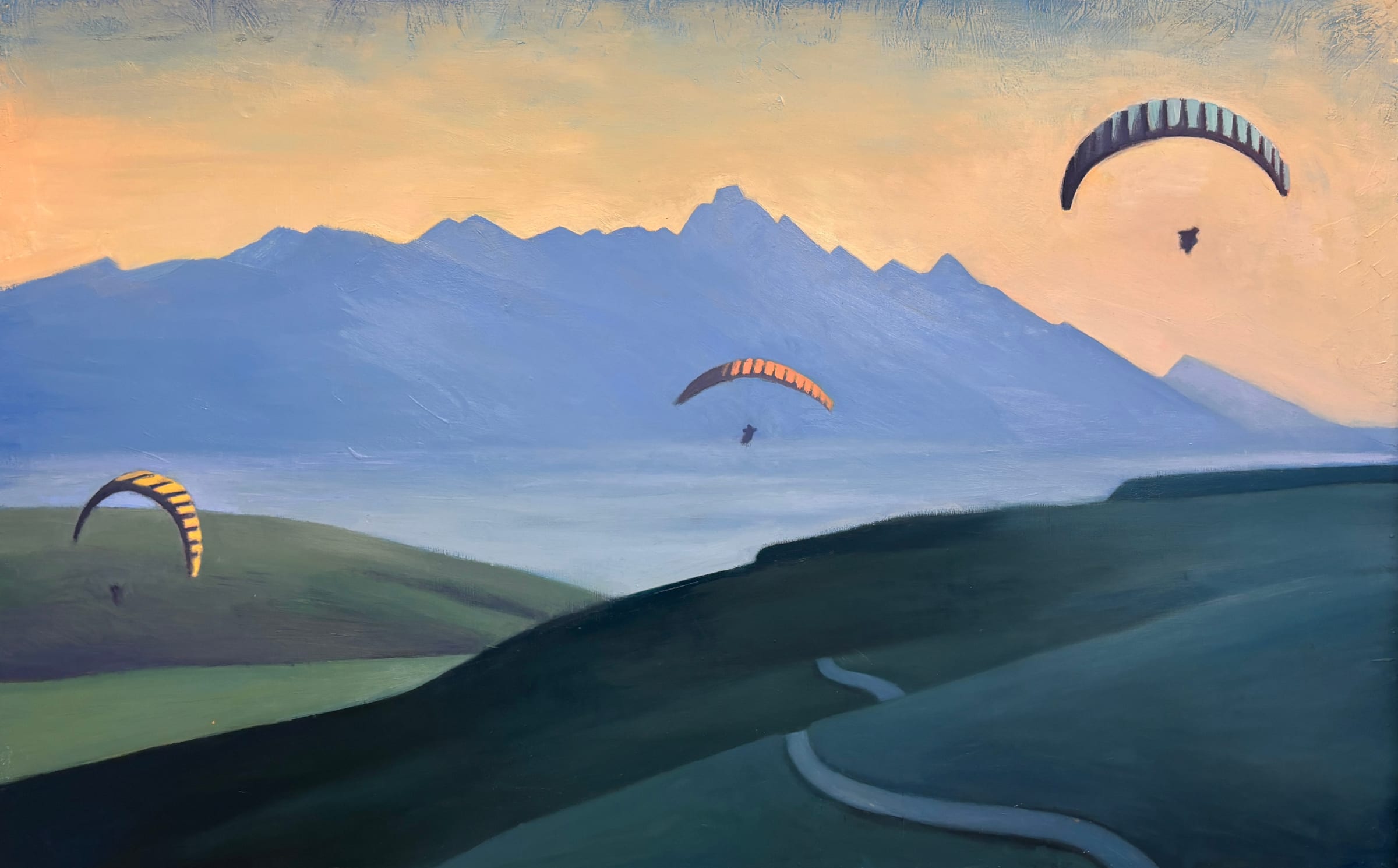 Travis Walker, Come Back Down, 2025 | Maya Frodeman Gallery