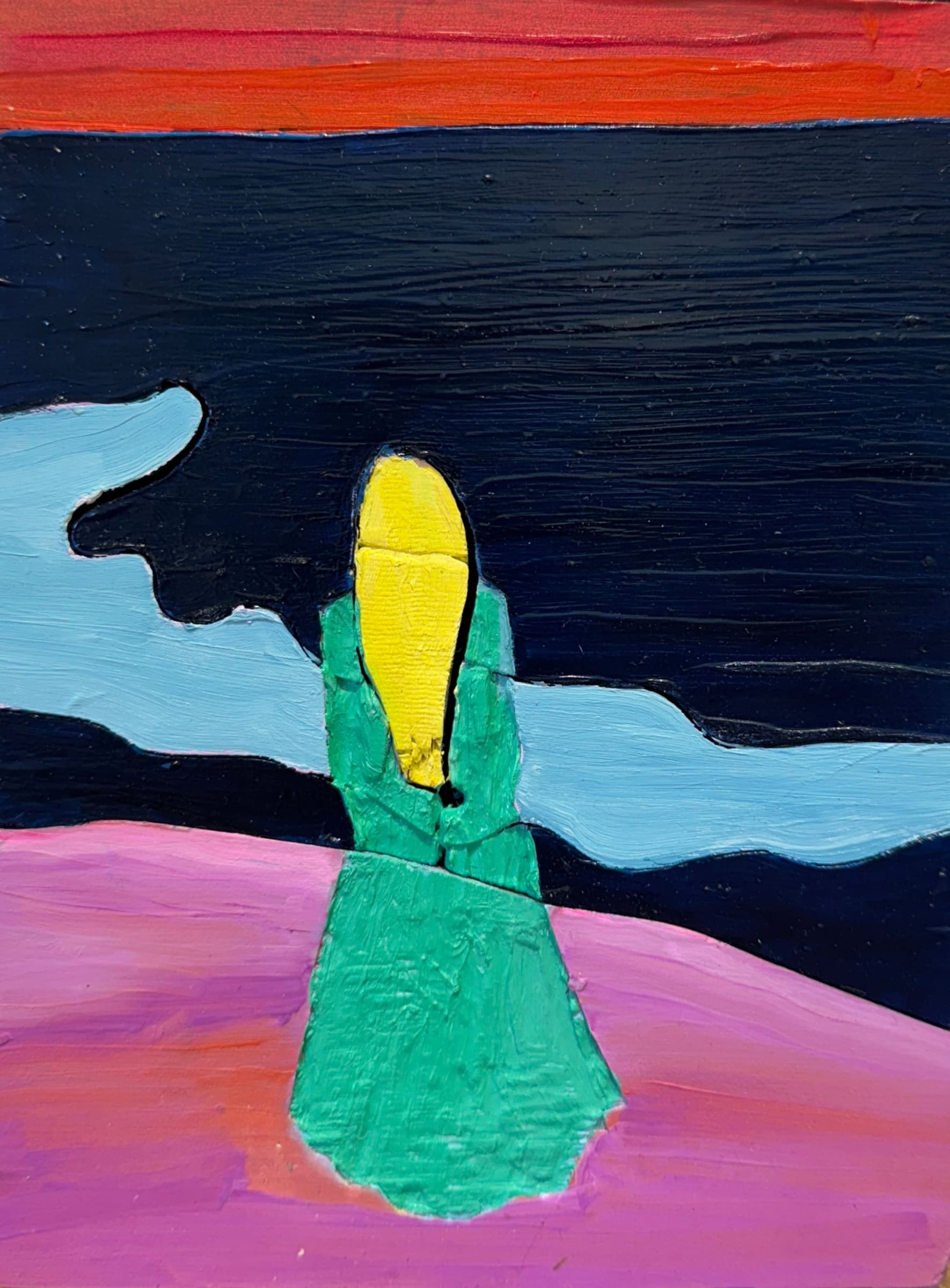 Tom Hammick, After Munch, 2025 | Maya Frodeman Gallery