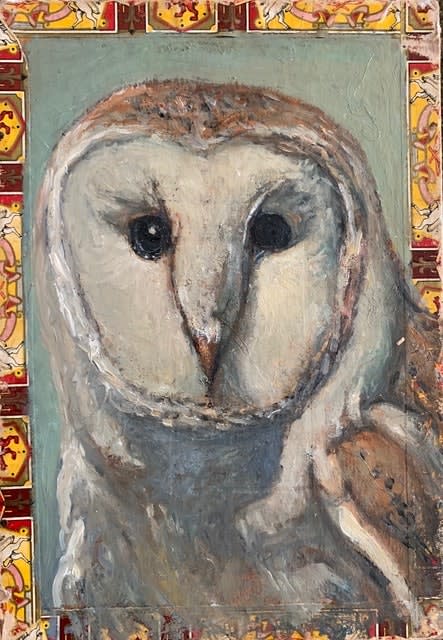 Ed Musante, Barn Owl / Roi-Tan, 2020 | Maya Frodeman Gallery
