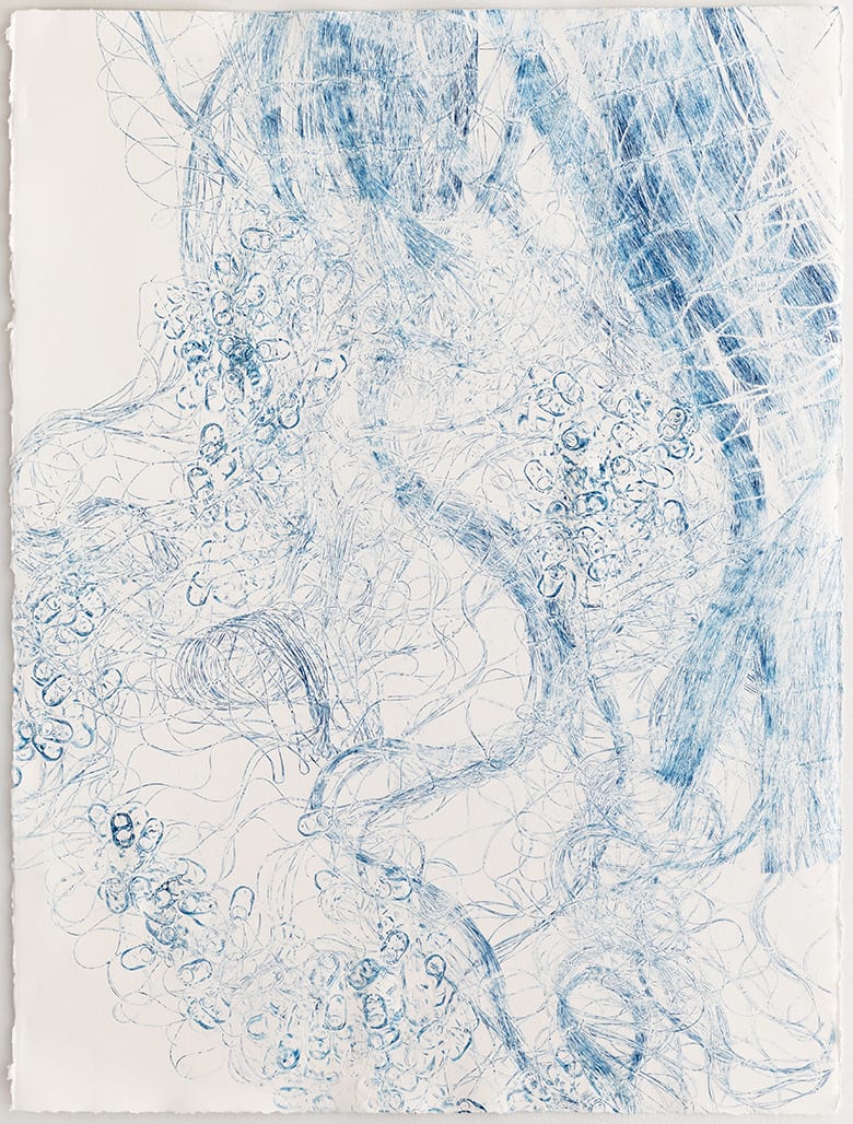 Alice Hope, Monoprint 5, 2022 | The Drawing Room Gallery