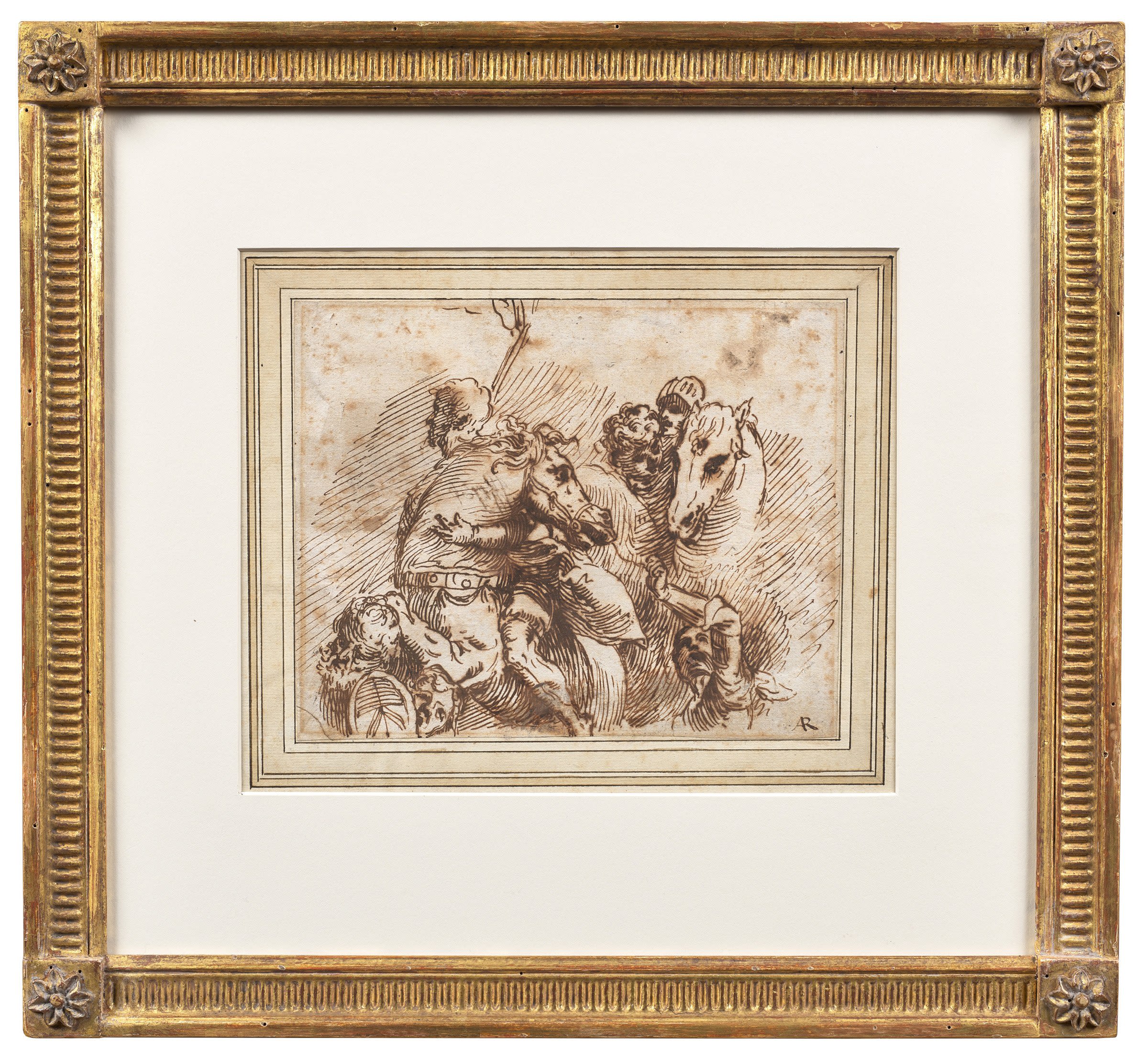 Alexander Runciman, Cavaliers on horseback | The Fine Art Society Ltd