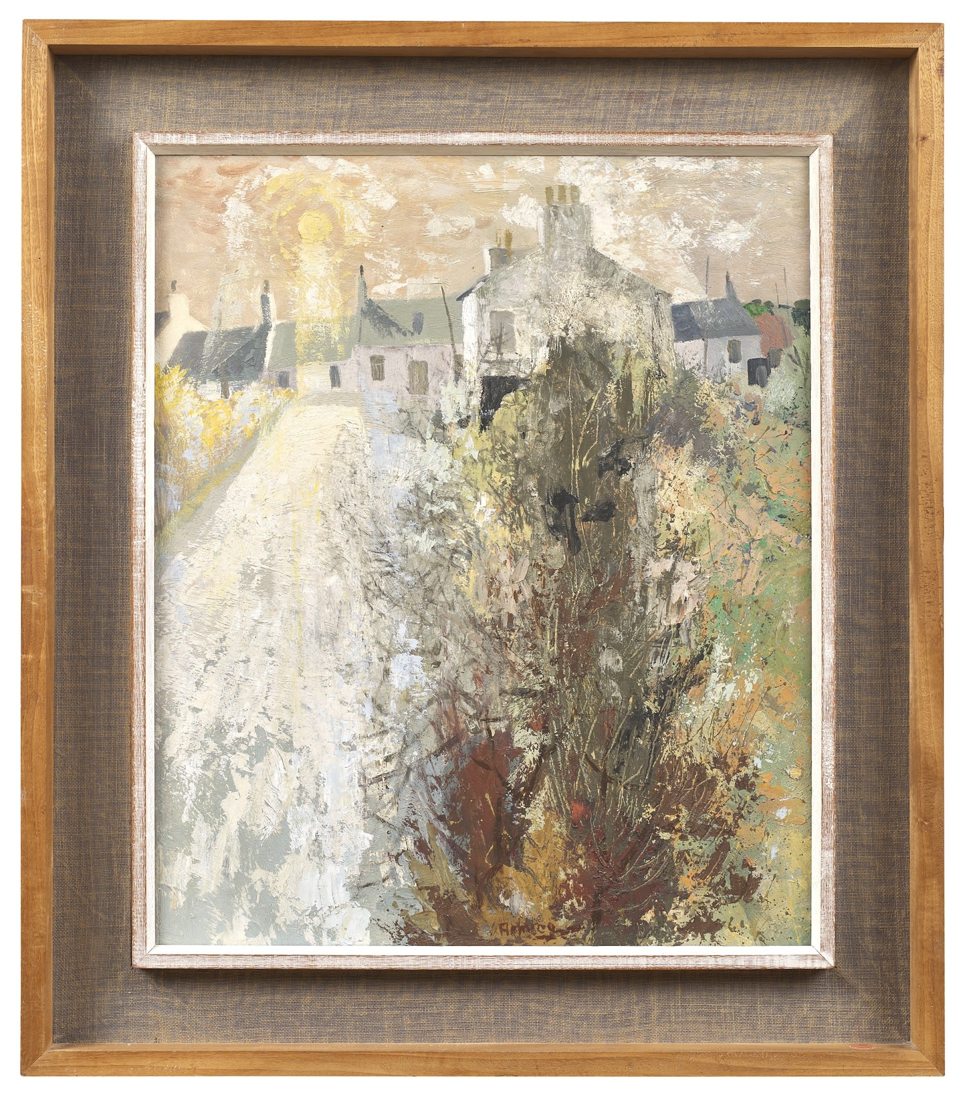 Ian Fleming RSA RSW, Winter Hedgerow, 1969/70 | The Fine Art Society Ltd