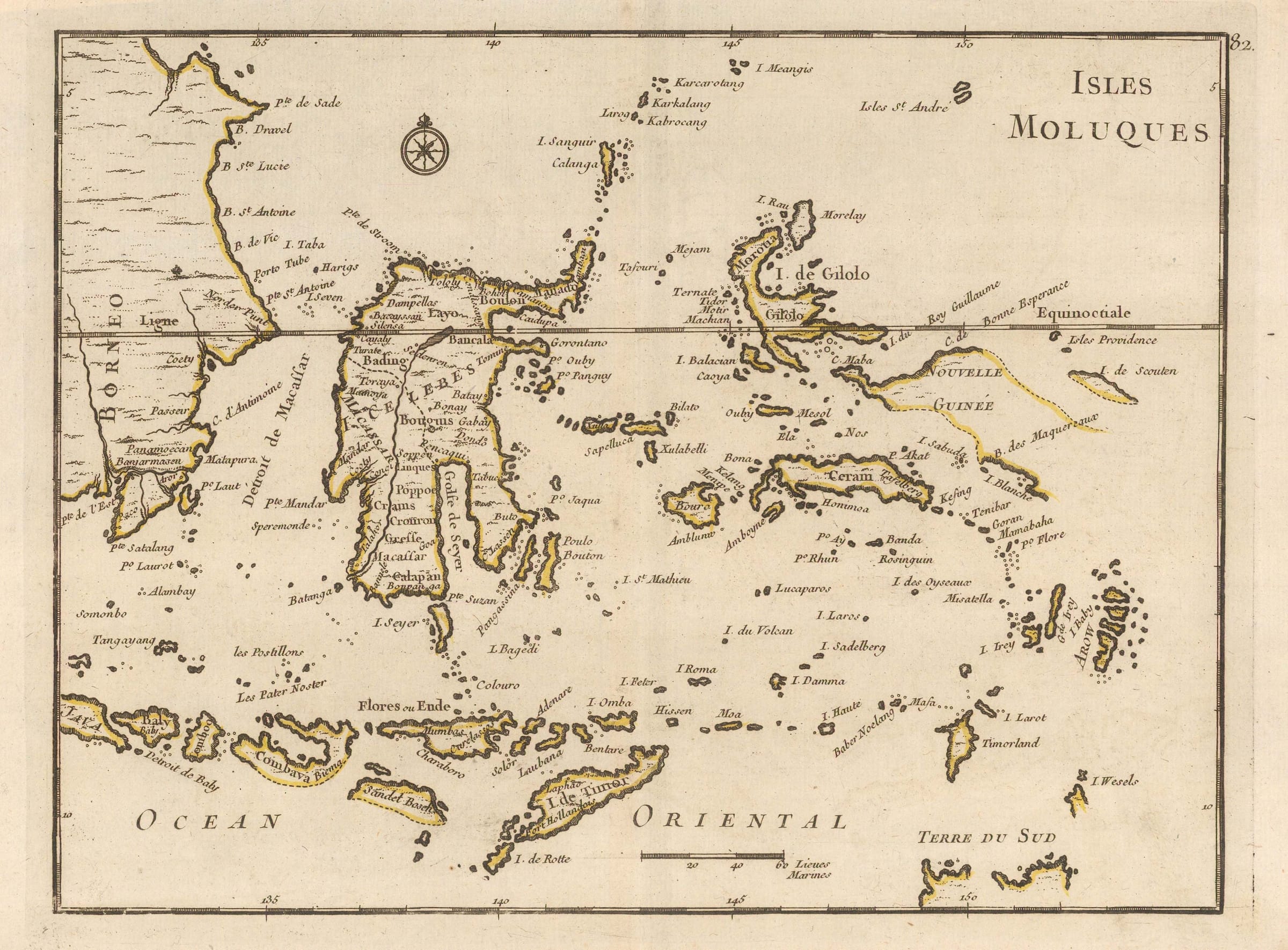 Georges-Louis Le Rouge, The Moluccas or Maluku Islands, 1748 c. | The ...