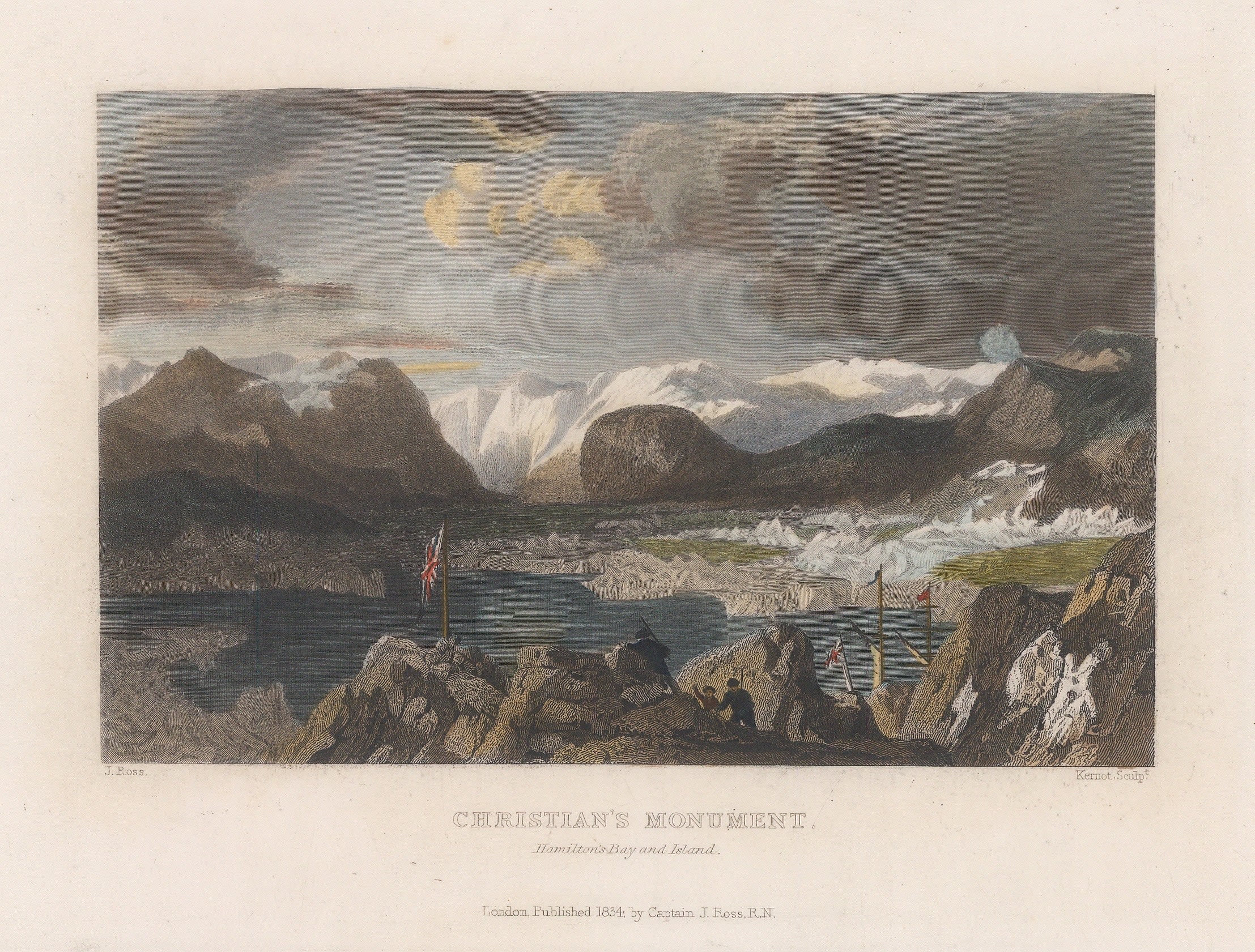 Capt. John Ross, Nunavut - Hamilton Bay and Island, 1834 | The Map House