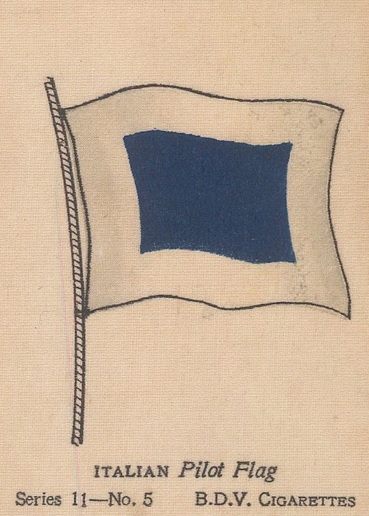 BDV Cigarettes, Flags - Italy, Pilot Flag, 1918 | The Map House