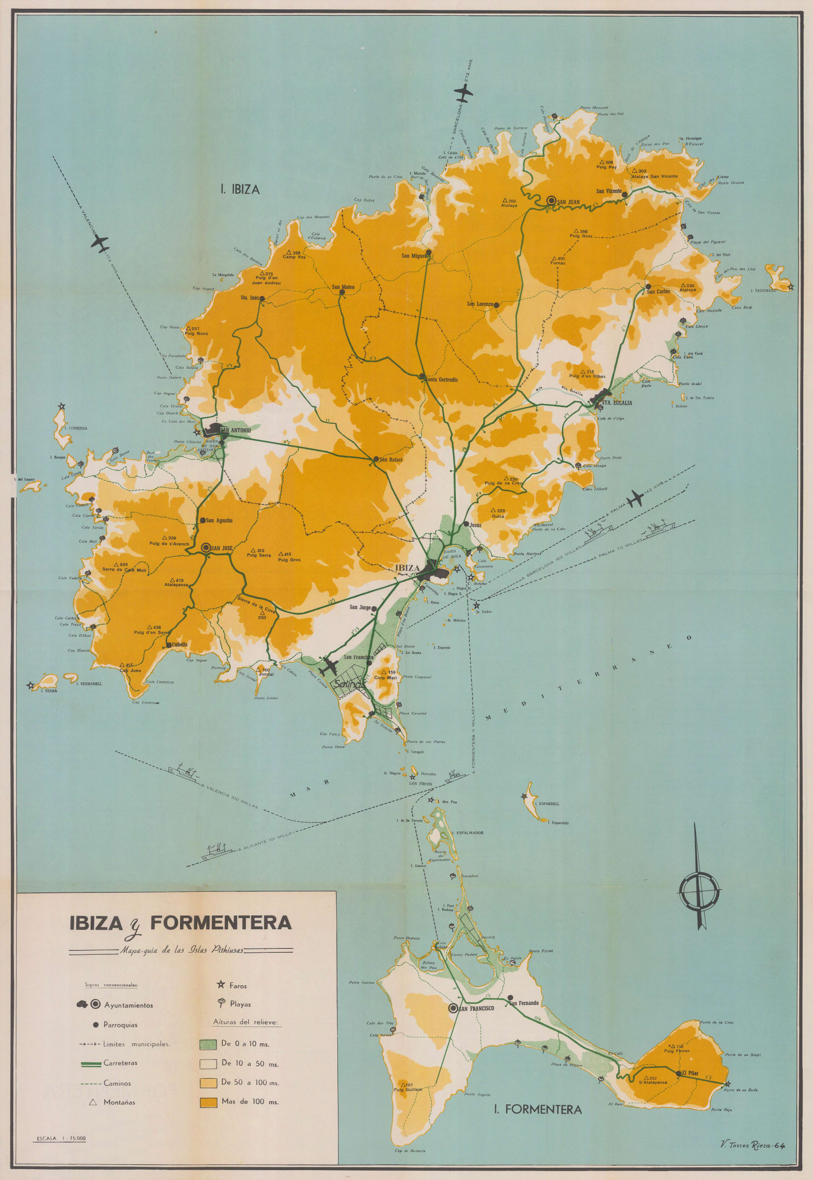 Formentera Map Formentera Dark Blue Vector Map | Boundless Maps