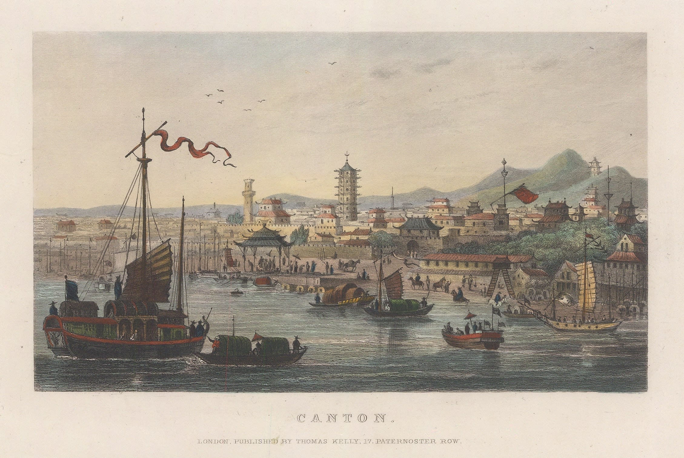 Thomas Kelly, China - Guangzhou/Canton, 1845 | The Map House