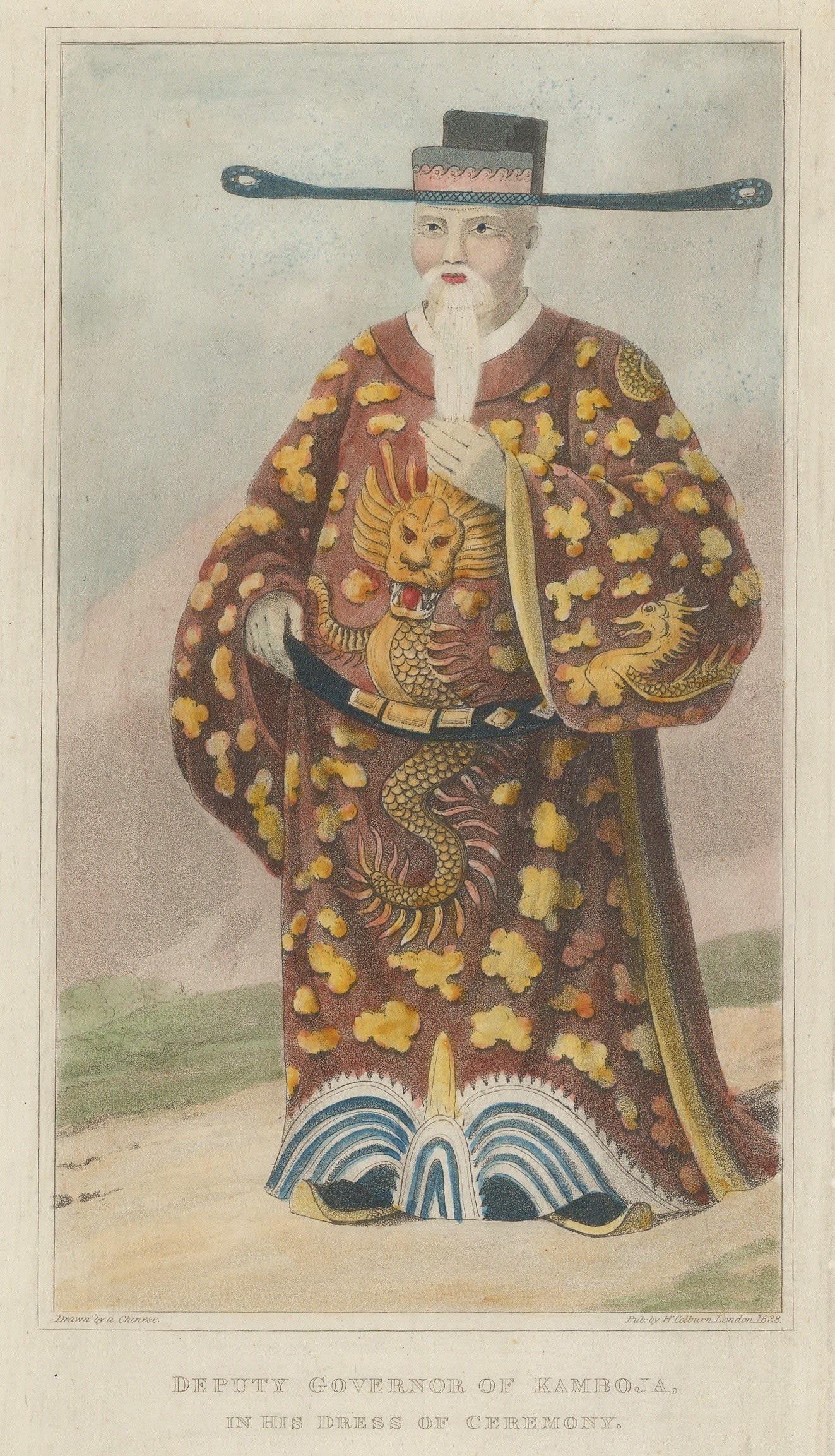 John Crawfurd, Cambodia - Portrait, 1830 | The Map House