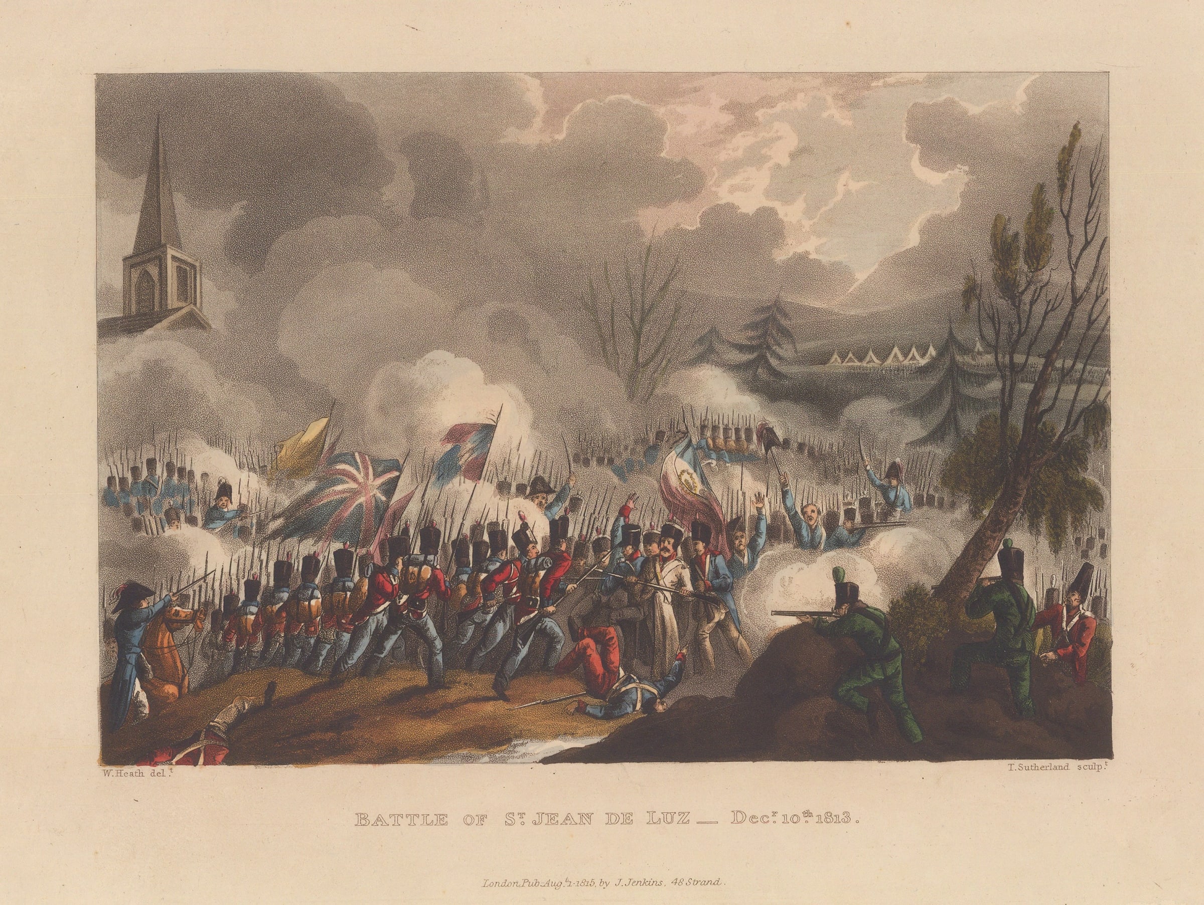 James Jenkins, British Army - Battle of St Jean De Luz, 1813, 1815 ...