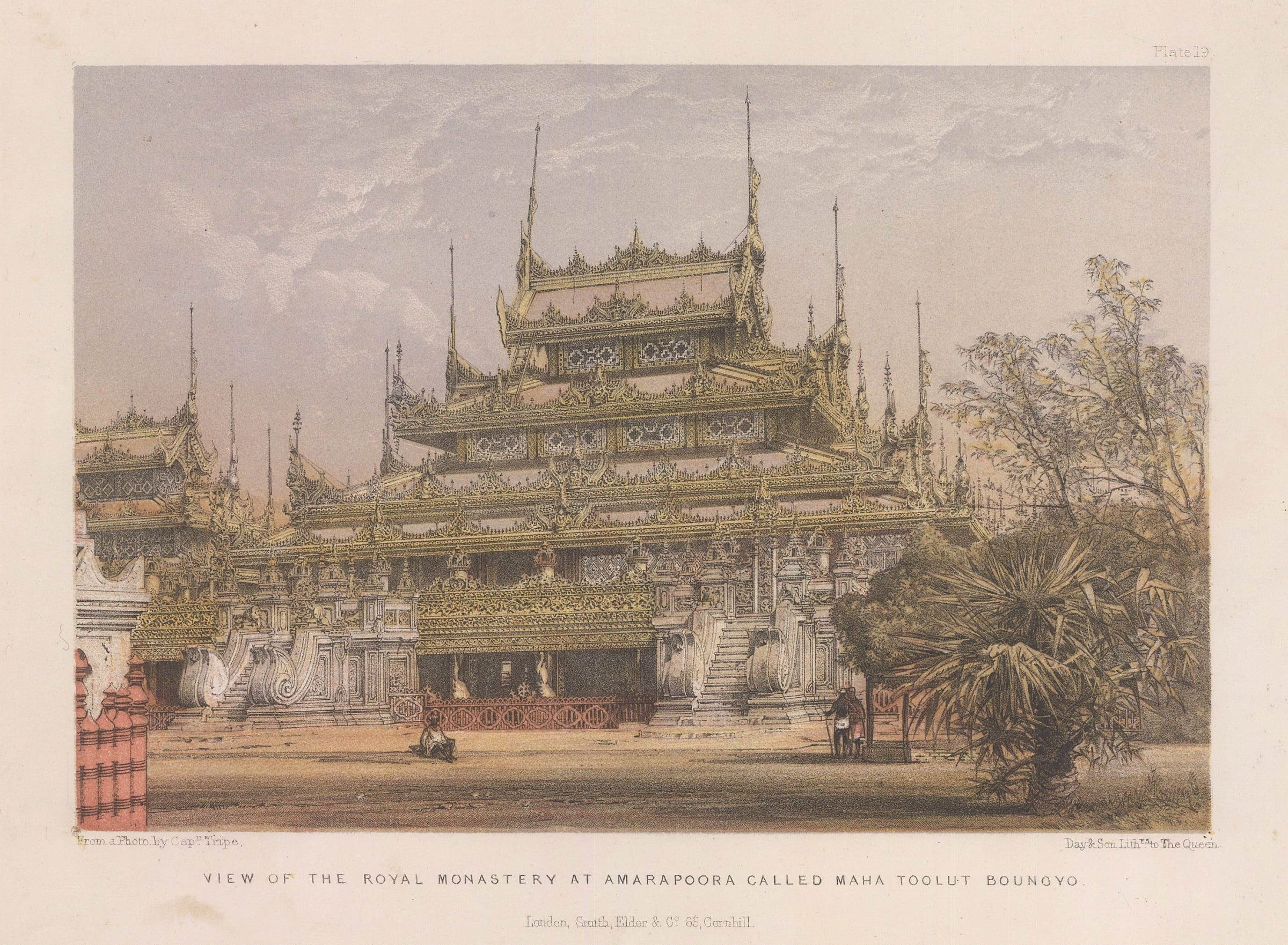 Col. Henry Yule, Burma - Amarapura , 1858 | The Map House