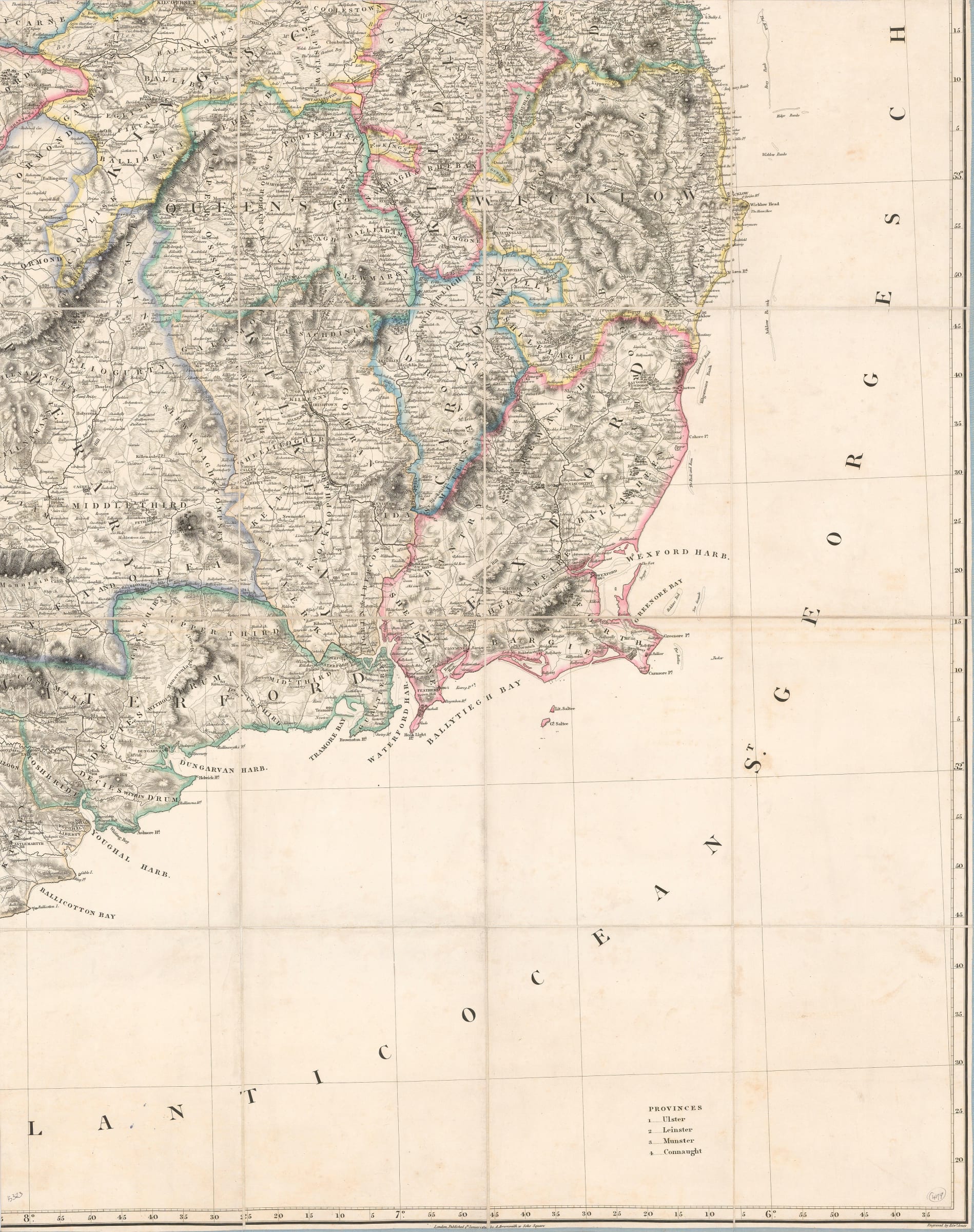 Aaron Arrowsmith, Ireland, 1811 | The Map House