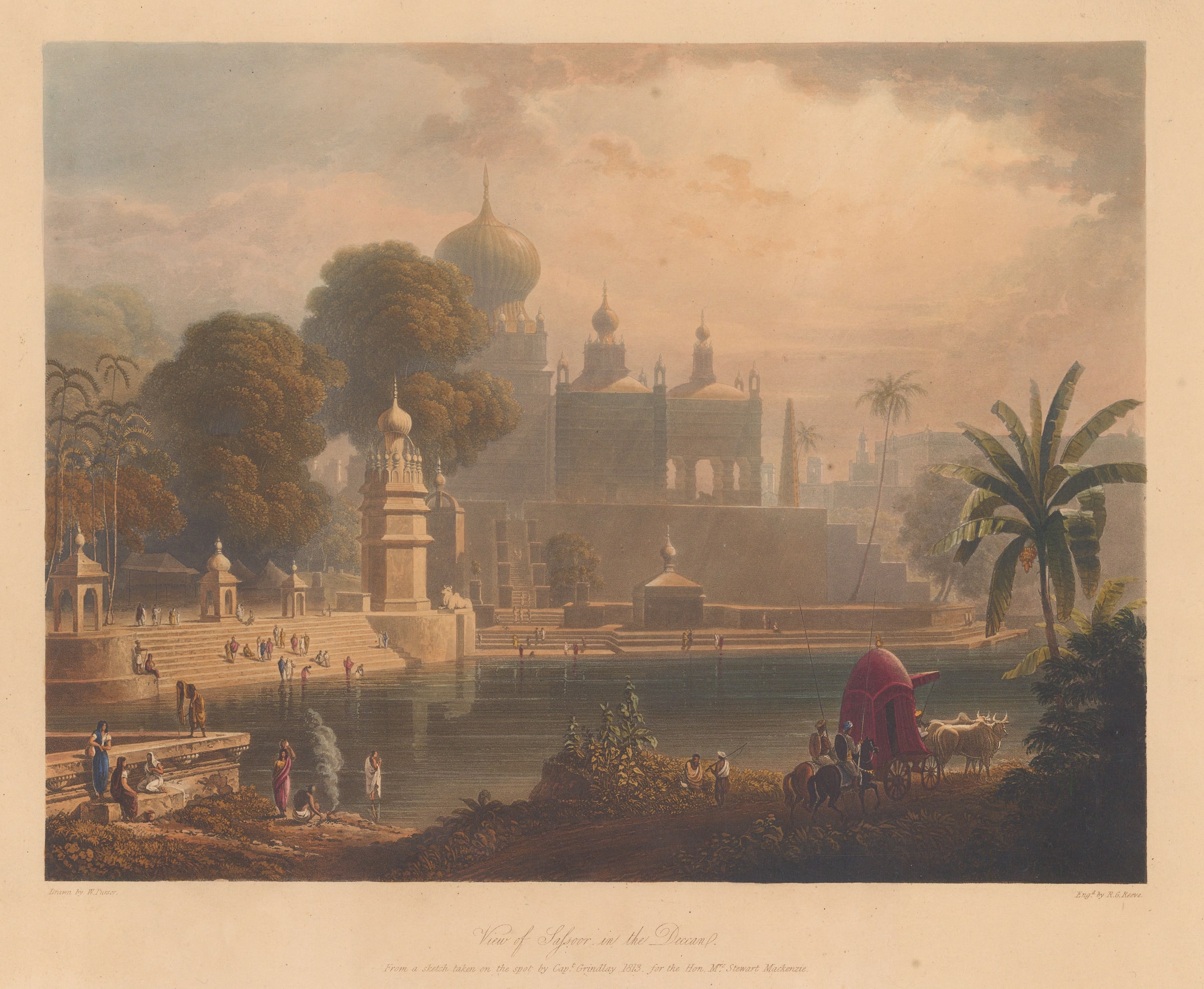 Capt. Robert Grindlay, India - Pune , 1830 | The Map House