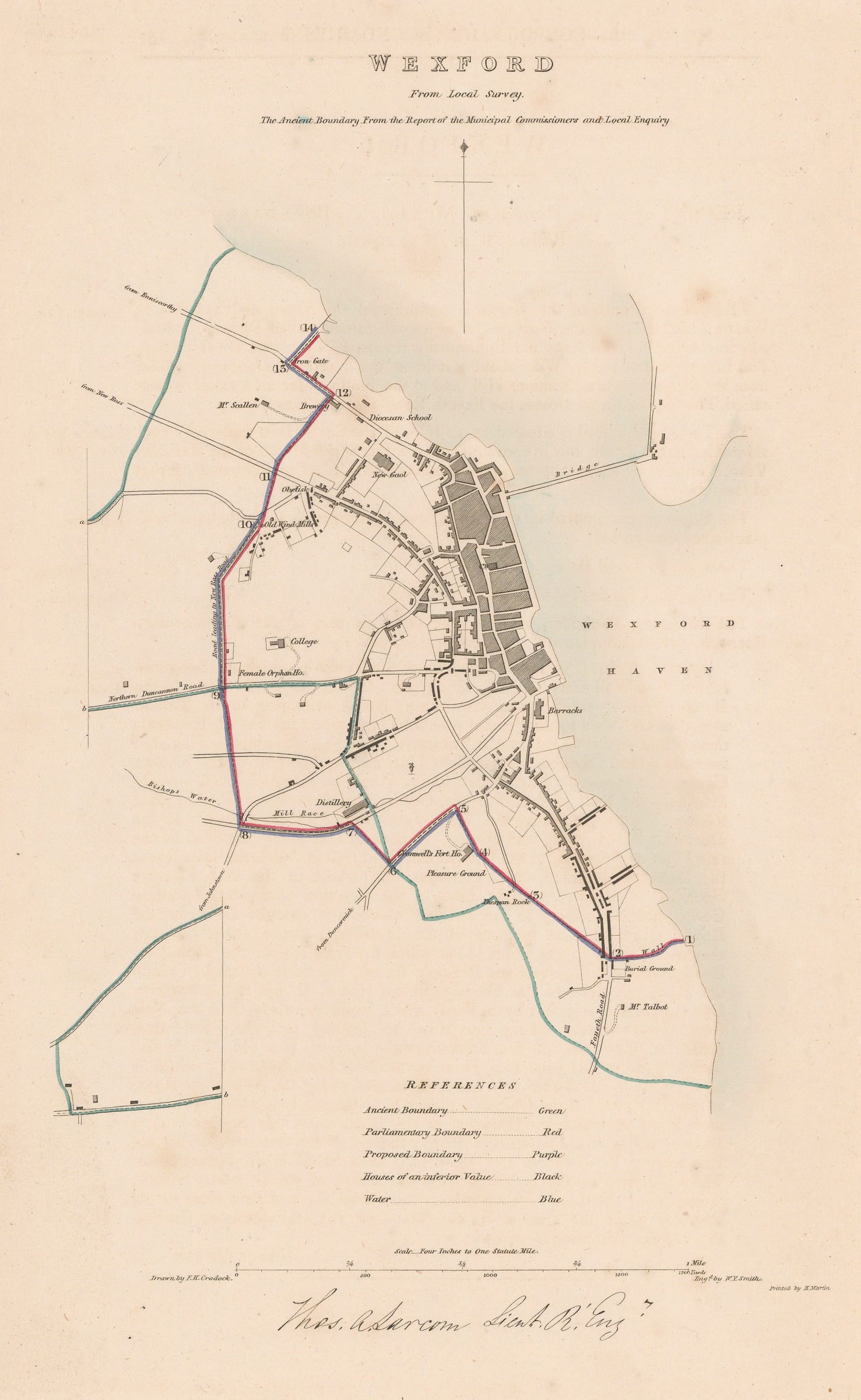 Robert Kearsley Dawson, Wexford, 1832 | The Map House