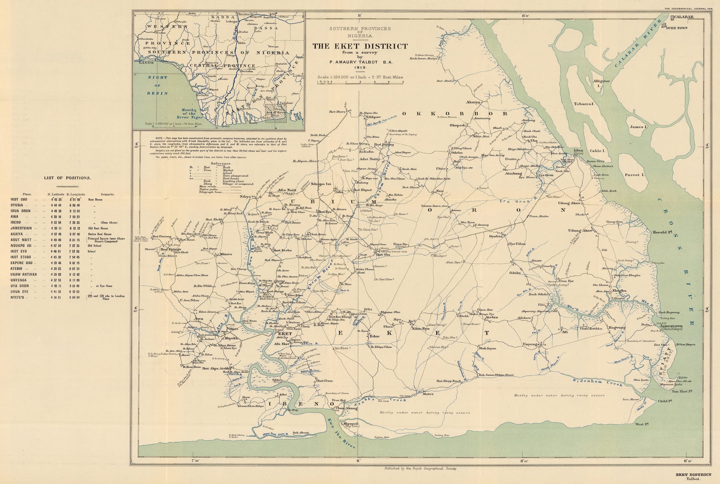 Royal Geographical Society (RGS), Southern Provinces of Nigeria - The ...