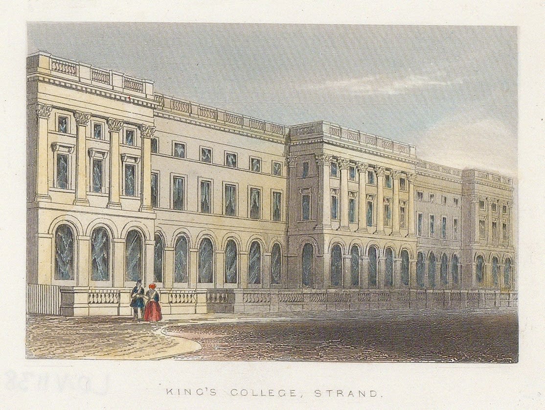 John Tallis, London - King's College, 1851 | The Map House