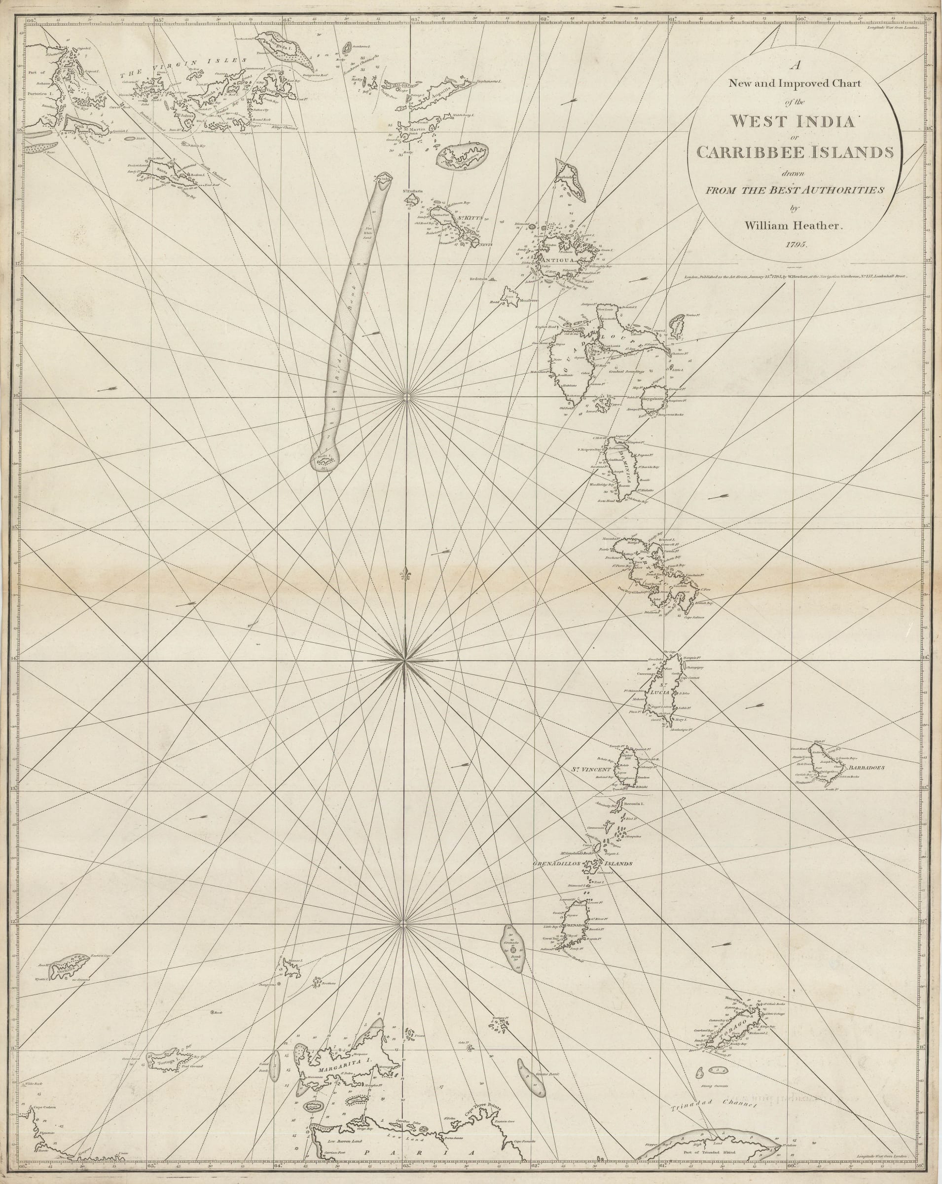 William Heather, Caribbean Islands from the Virgin Islands to Trinidad ...