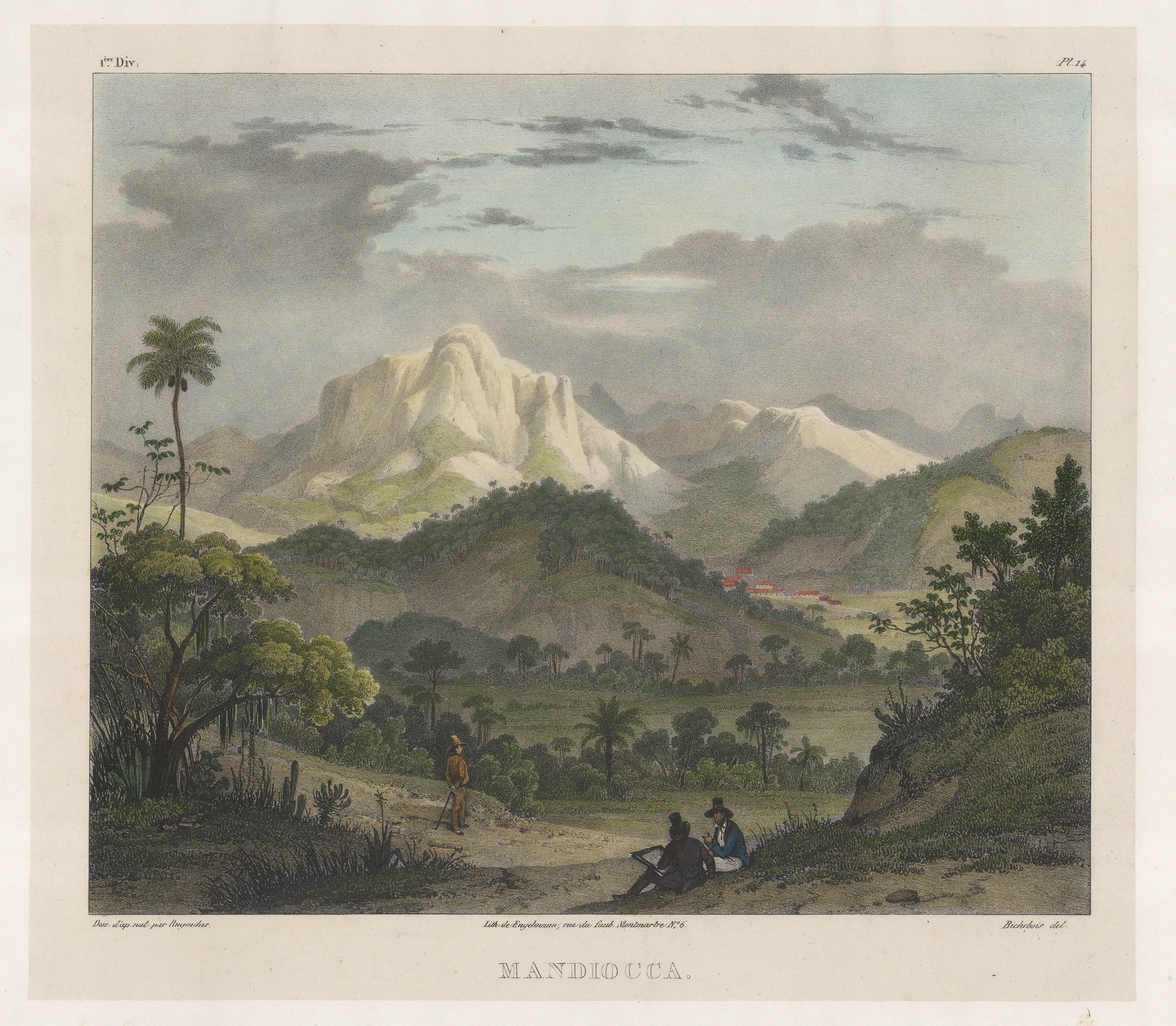 Johann Moritz Rugendas, Brazil - Mandiocca, 1835 | The Map House