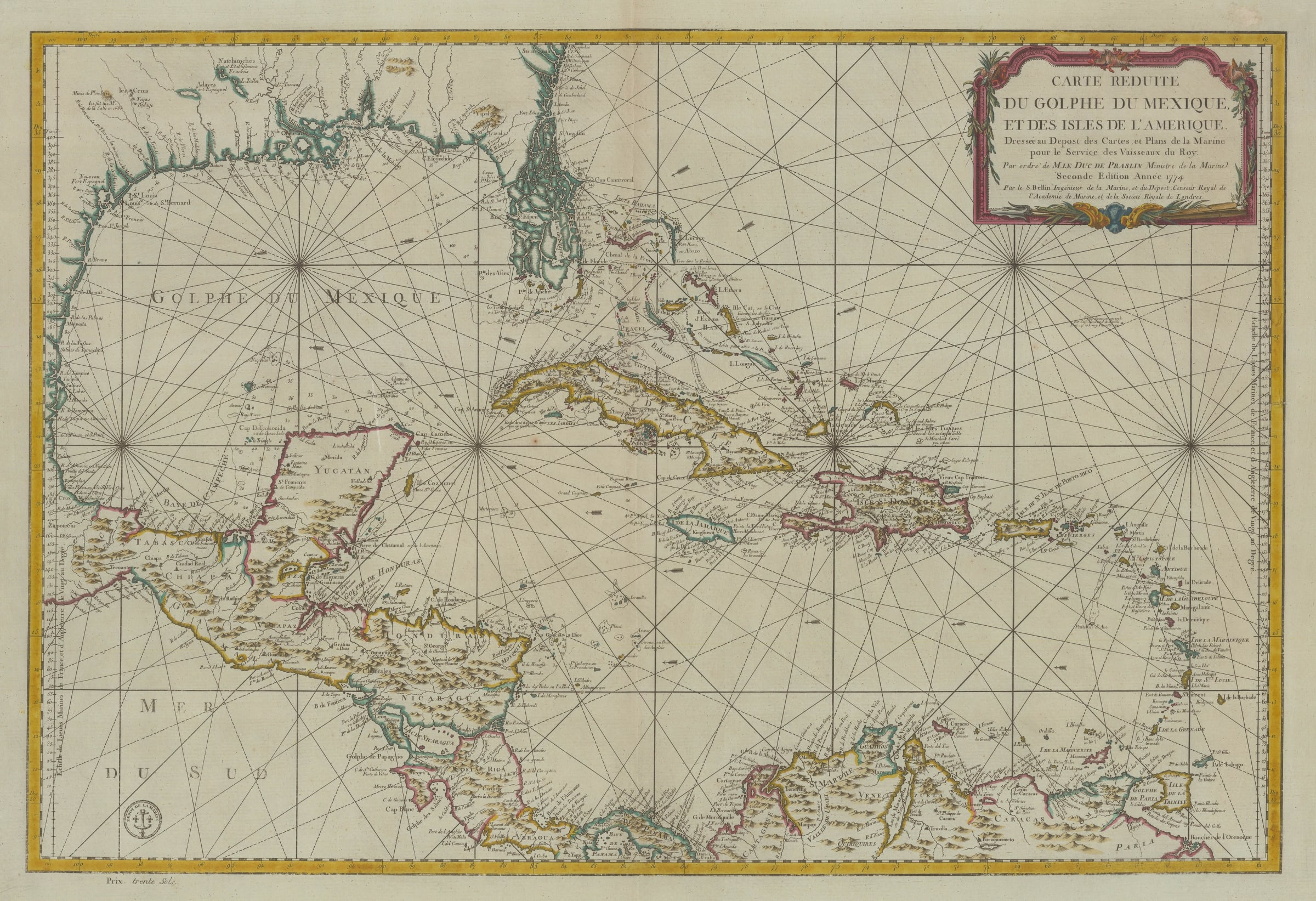Nautical West Coast Mexico Map